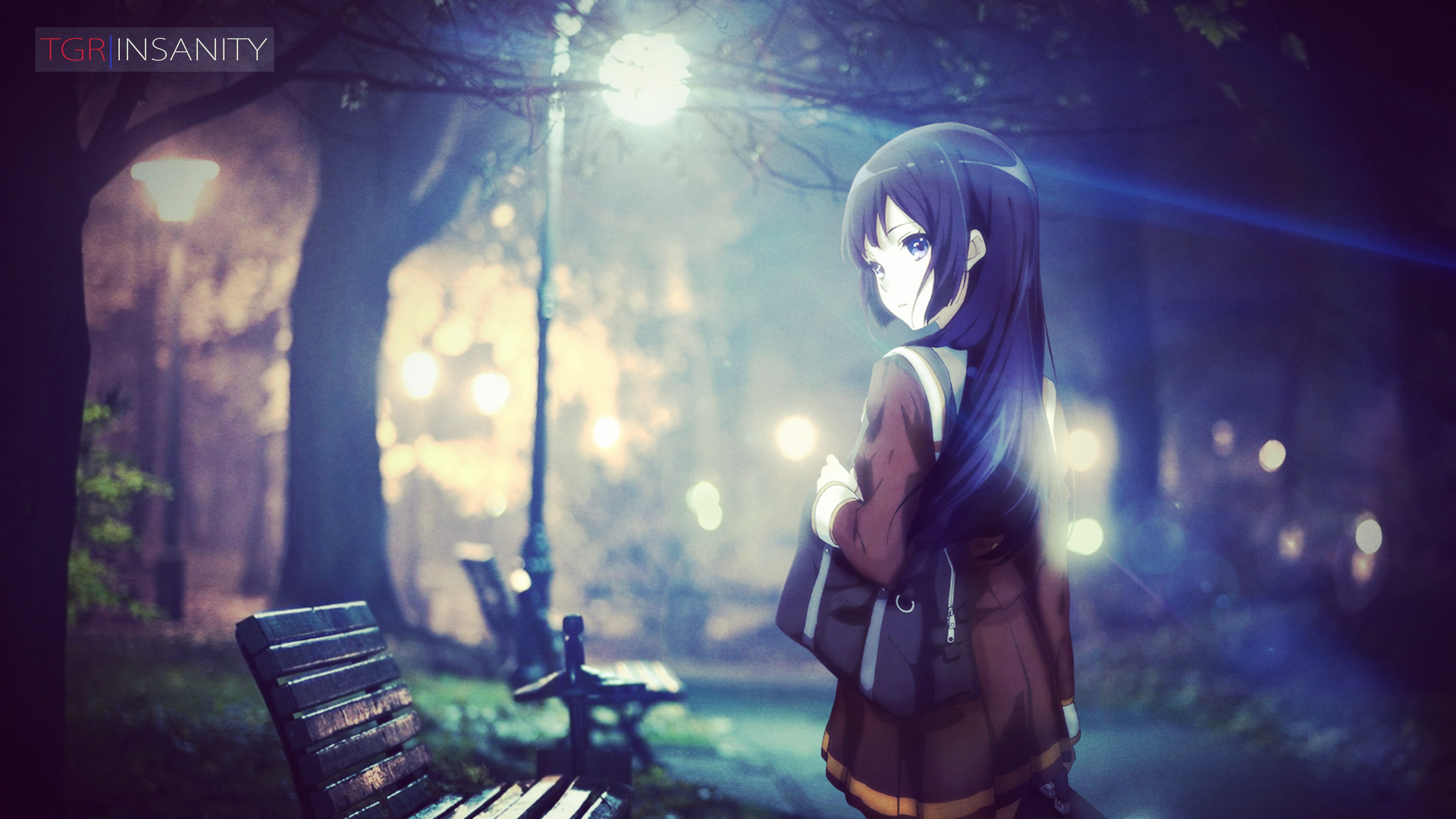 Enchanted Night: 4K Ultra HD Anime Wallpaper by thyanda12