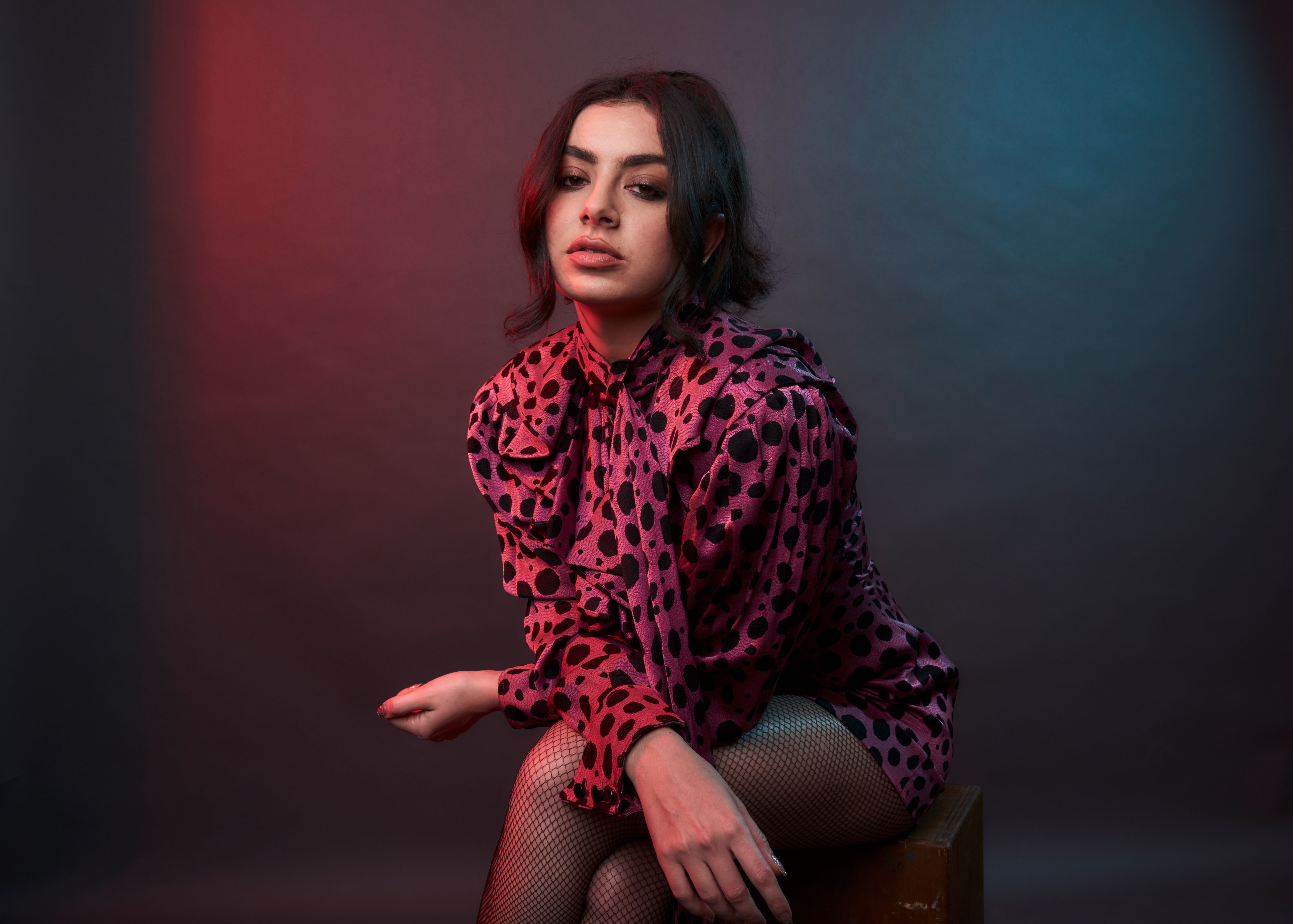 Download Brunette Singer Music Charli XCX 8k Ultra HD Wallpaper