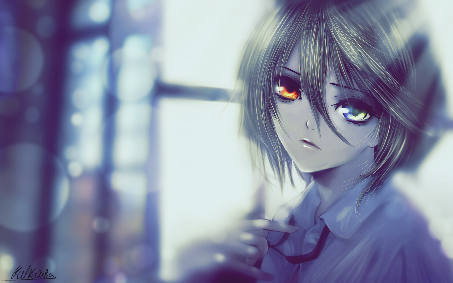 Download Heterochromia Mei Misaki Anime Another HD Wallpaper