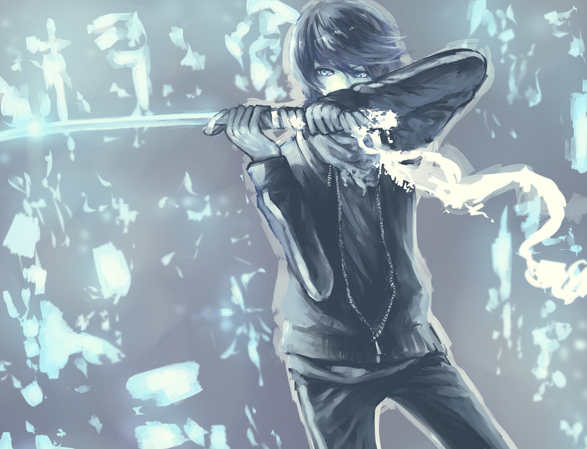 Yato of Noragami - Stunning HD Anime Wallpaper by kyotyan