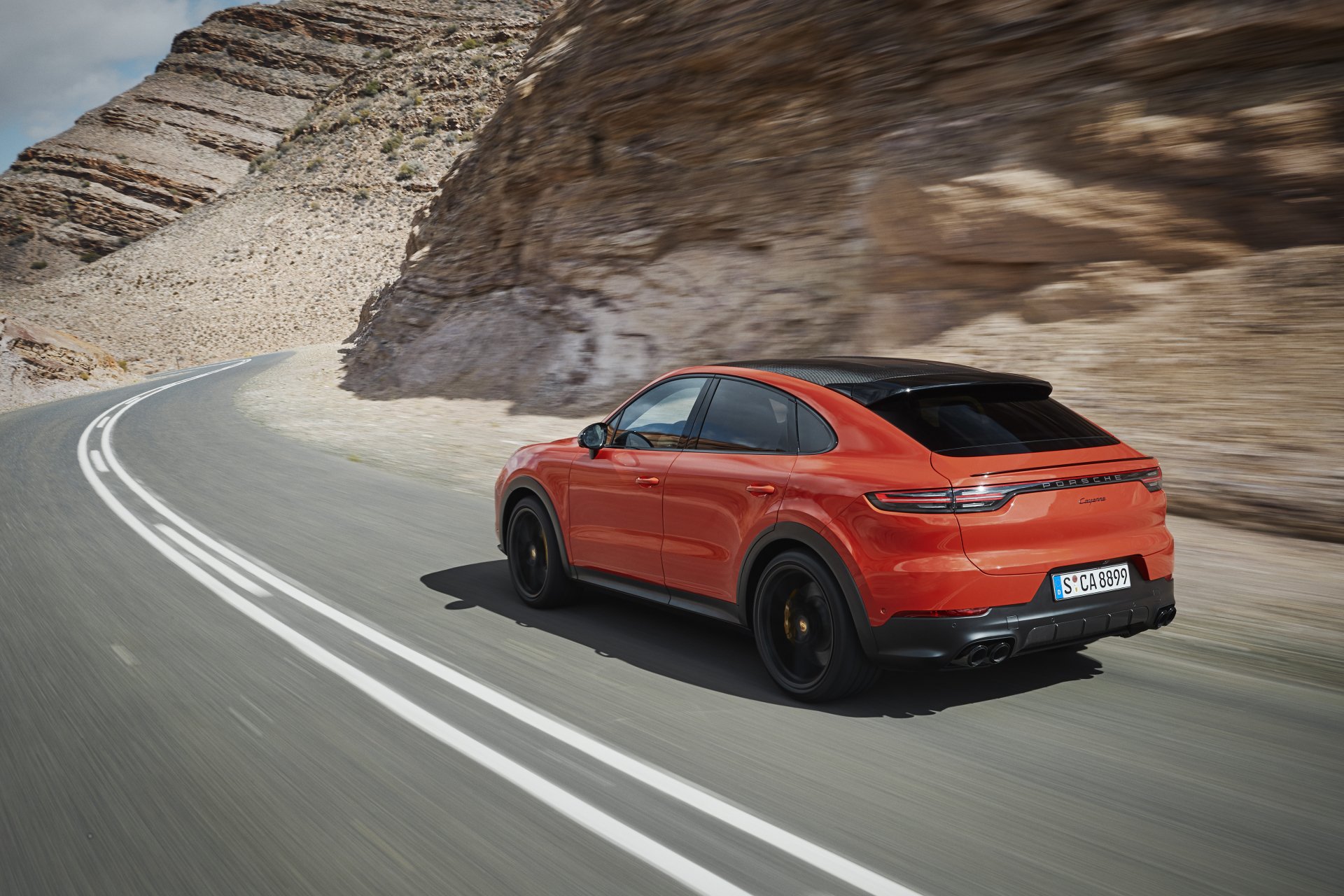 Download SUV Orange Car Car Porsche Vehicle Porsche Cayenne 4k Ultra HD ...