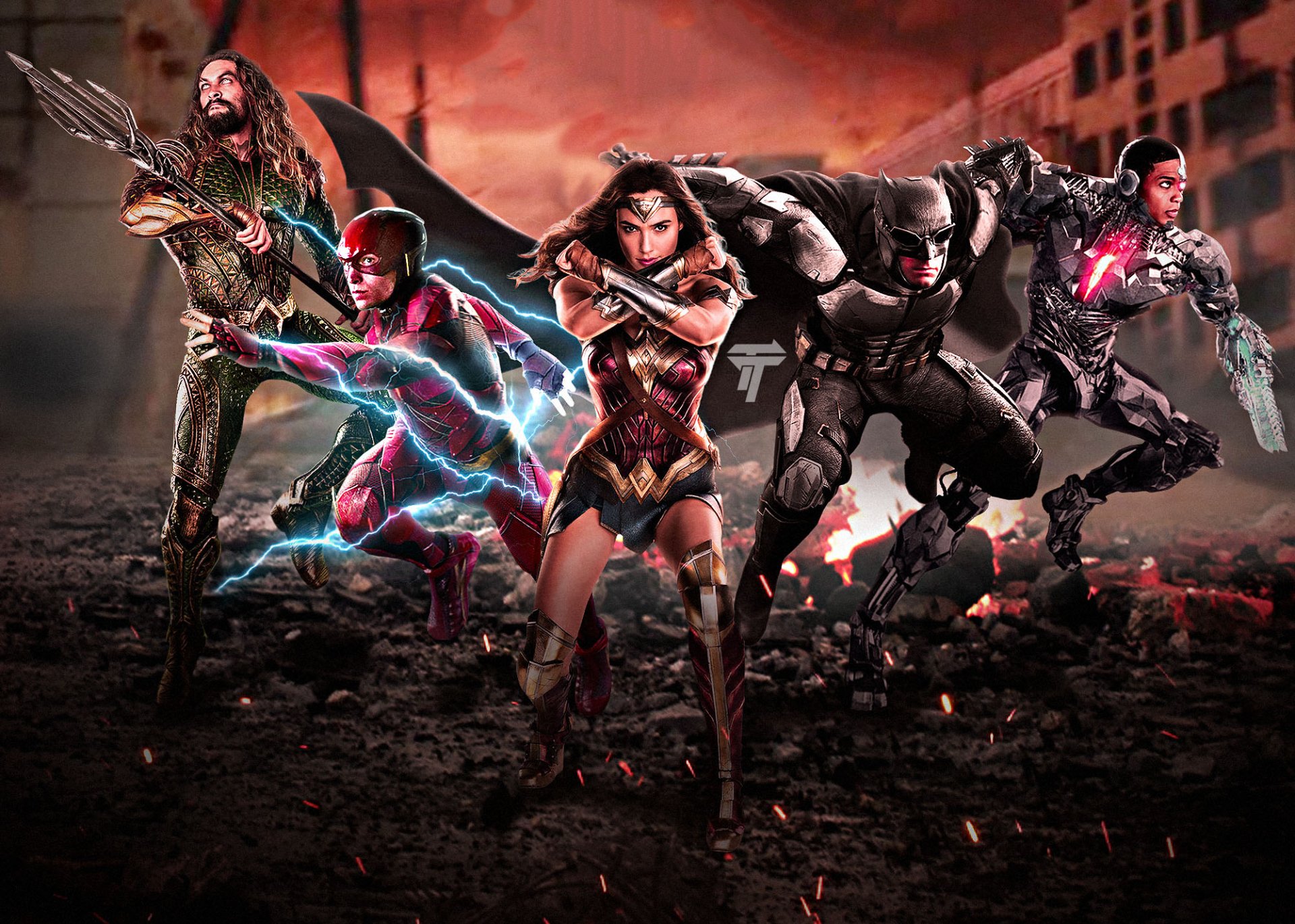 Download Cyborg (DC Comics) Ray Fisher Batman Gal Gadot Wonder Woman Flash Jason Momoa Aquaman ...