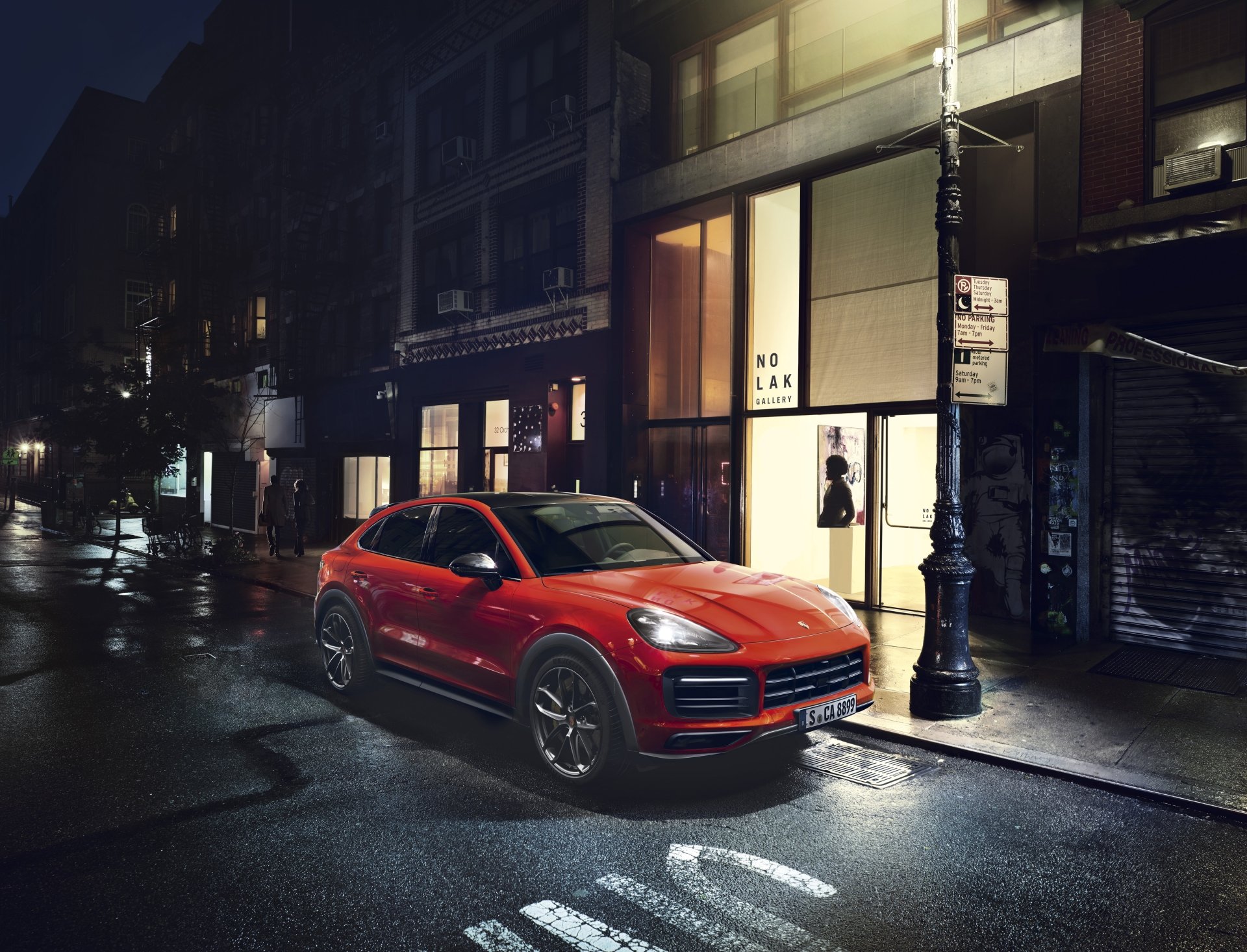 Download SUV Orange Car Car Porsche Vehicle Porsche Cayenne 4k Ultra HD ...
