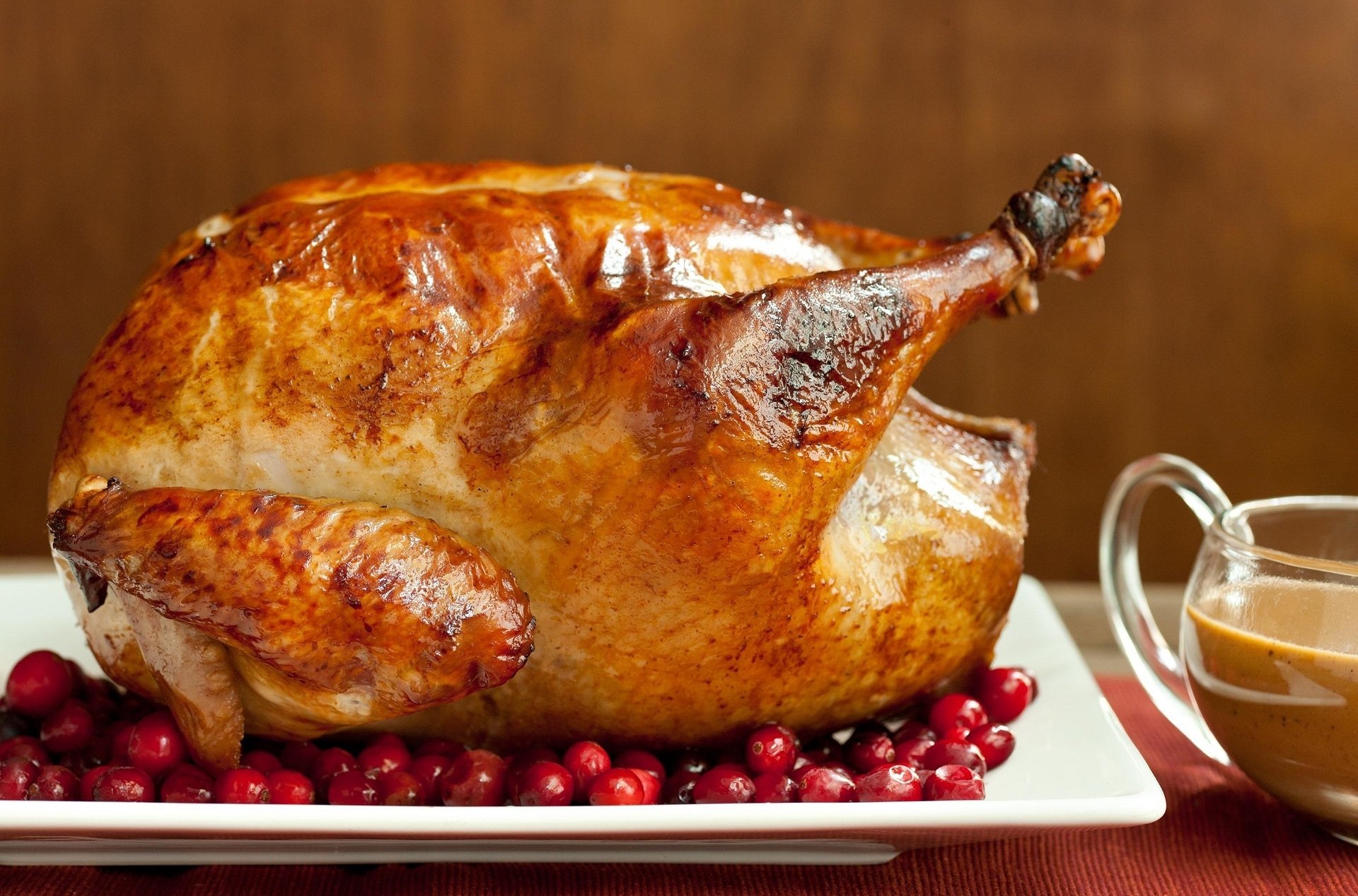 Perfectly Roasted Turkey Feast – HD Food Wallpaper