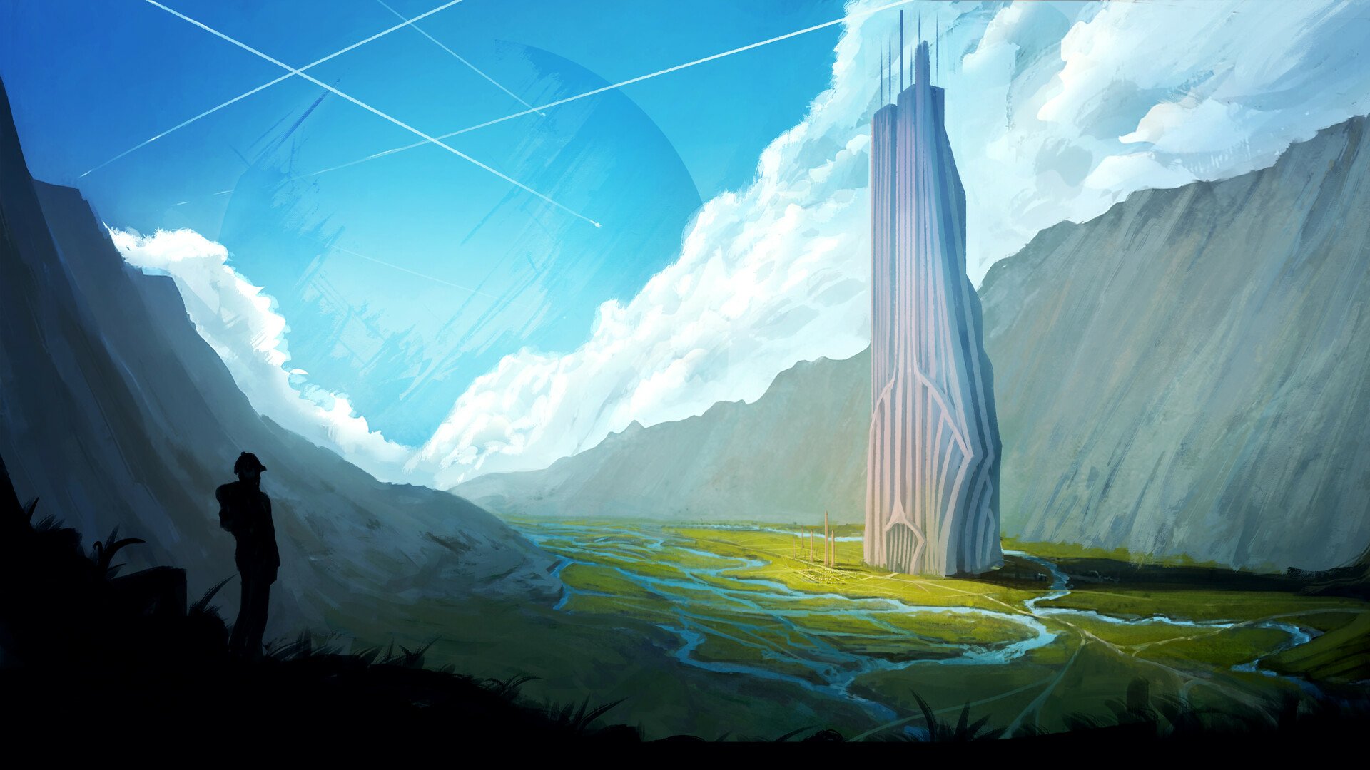 Majestic Fantasy Tower: Stunning HD Building Wallpaper by Fabian ...
