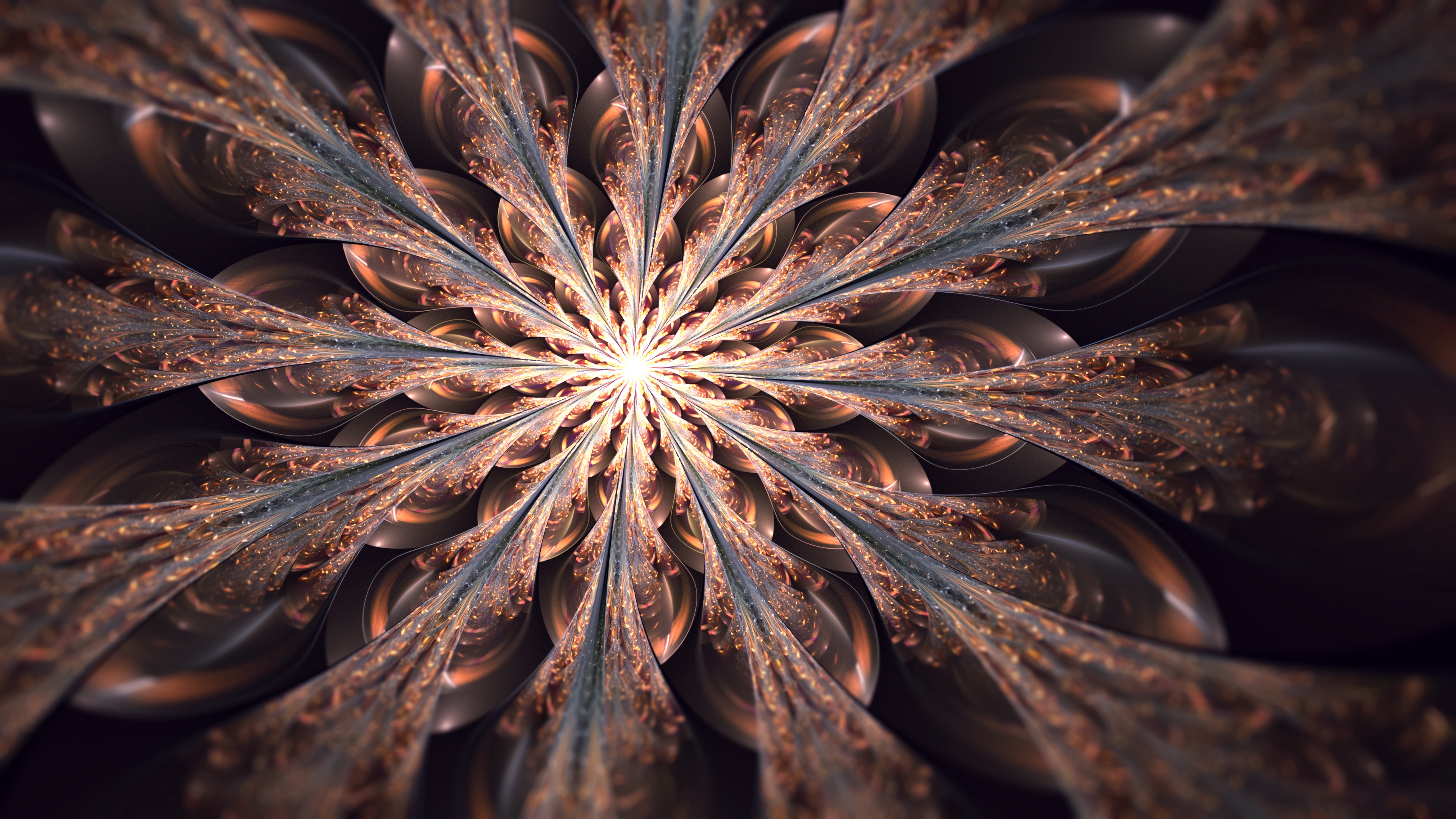 Download Abstract Fractal 4k Ultra HD Wallpaper by Logan Apple