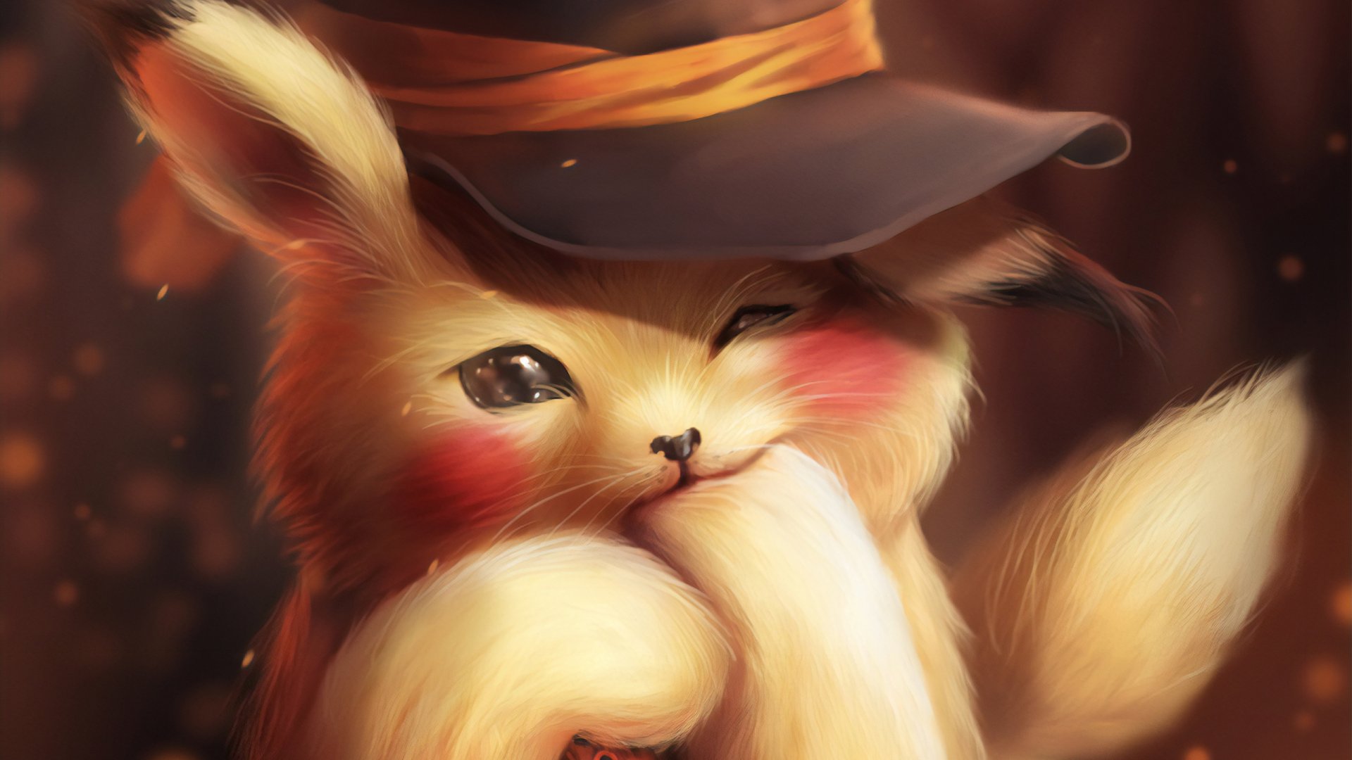 HD Pikachu Charm: Captivating Anime Pokémon Wallpaper by Sandra Winther