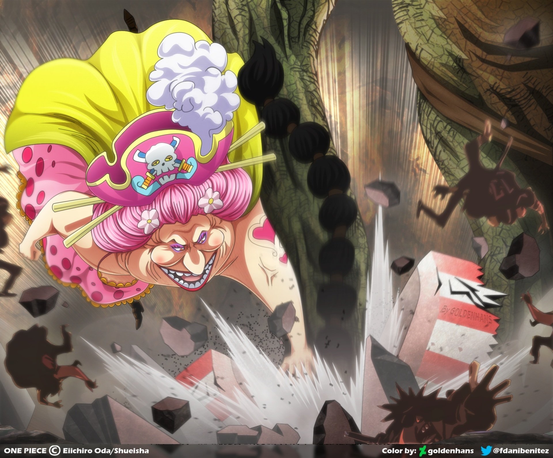 Queen Charlotte Linlin HD Wallpaper – One Piece Anime Power Unleashed ...
