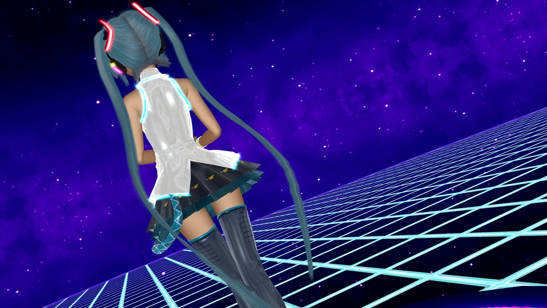 Hatsune Miku - Night. by RL-16 Project | 3840x2160 | Wallpaper Abyss