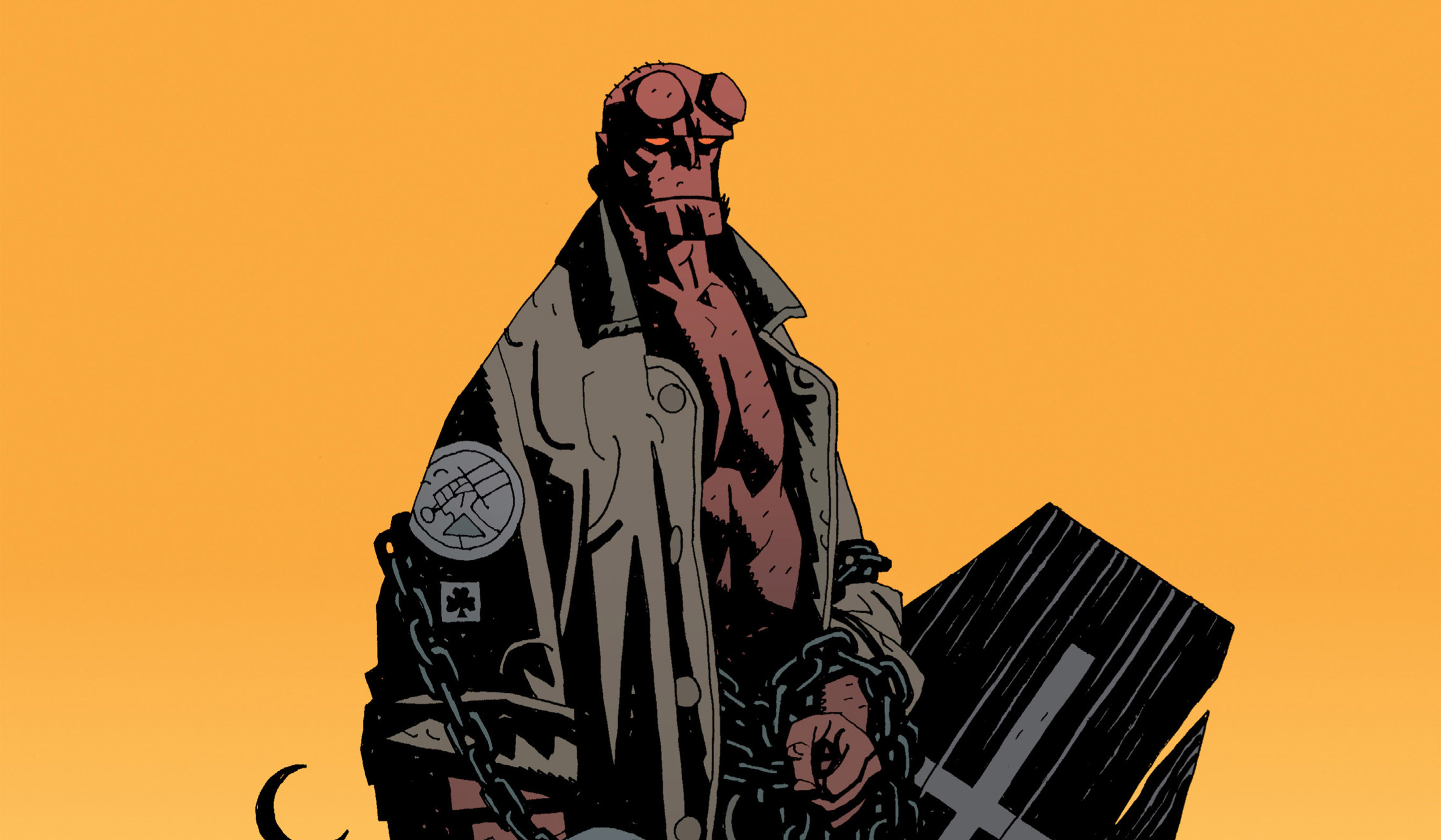 Download Comic Hellboy HD Wallpaper