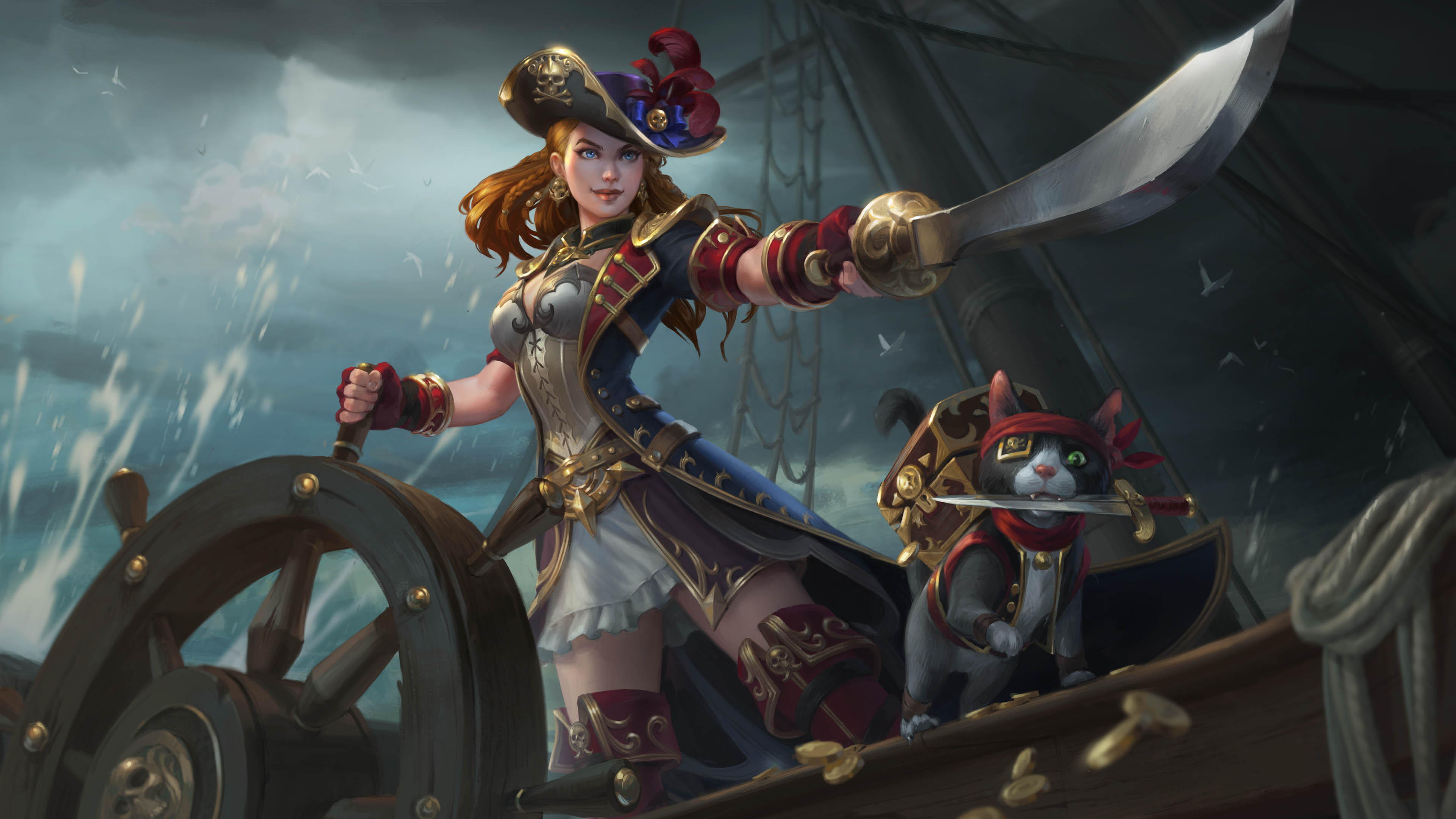 Download Chang'e (Smite) Video Game Smite 4k Ultra HD Wallpaper