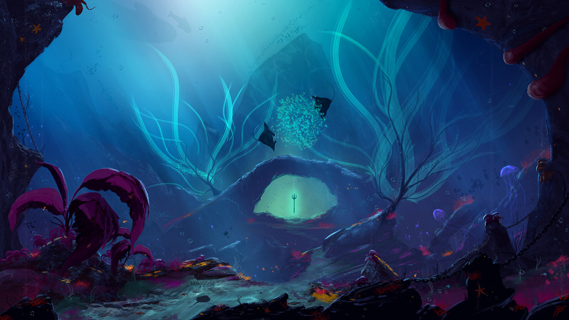 Download Water Artistic Underwater HD Wallpaper by Josef Bartoň