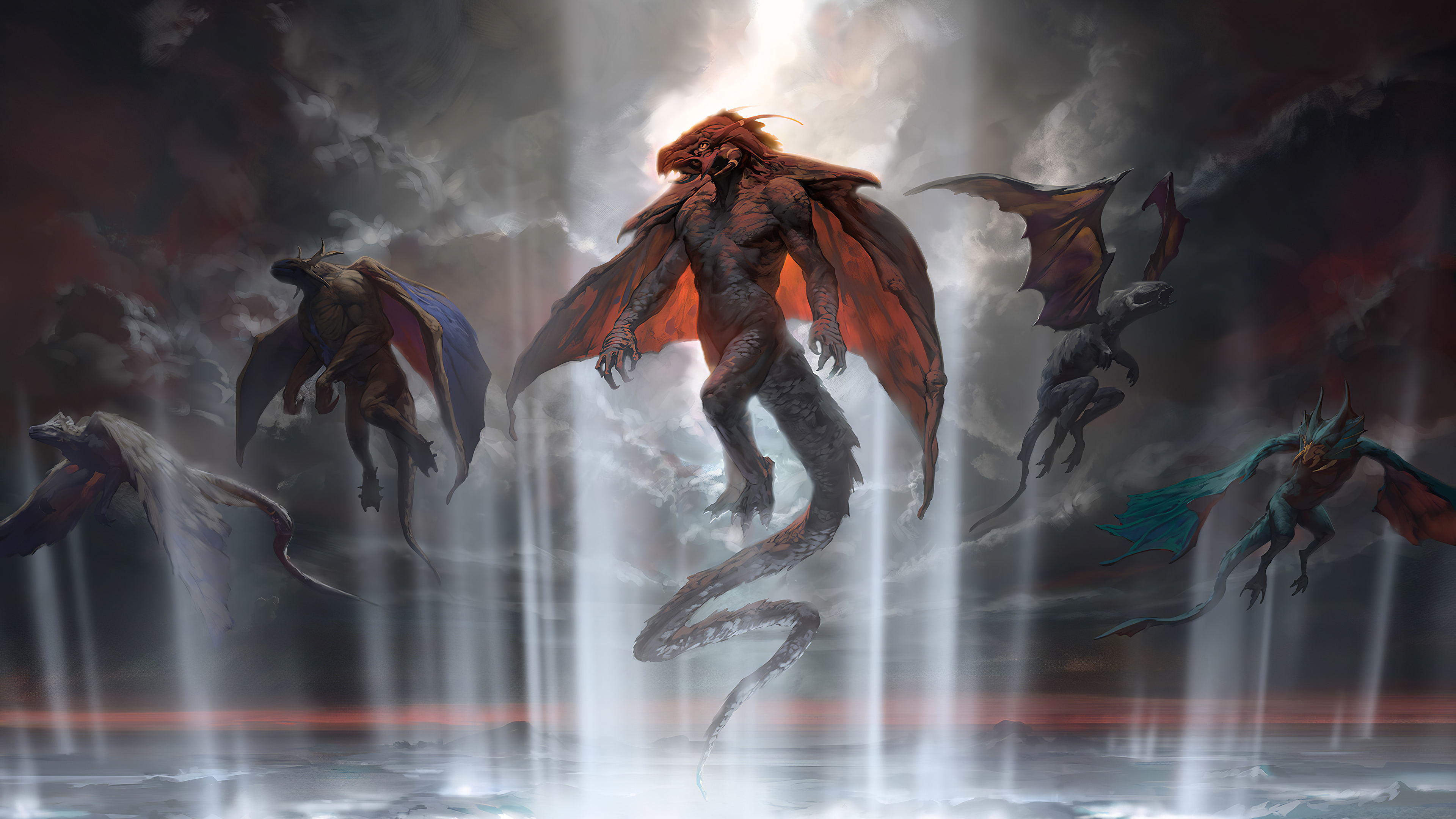 Download Sci Fi Creature 4k Ultra HD Wallpaper by Noah Bradley