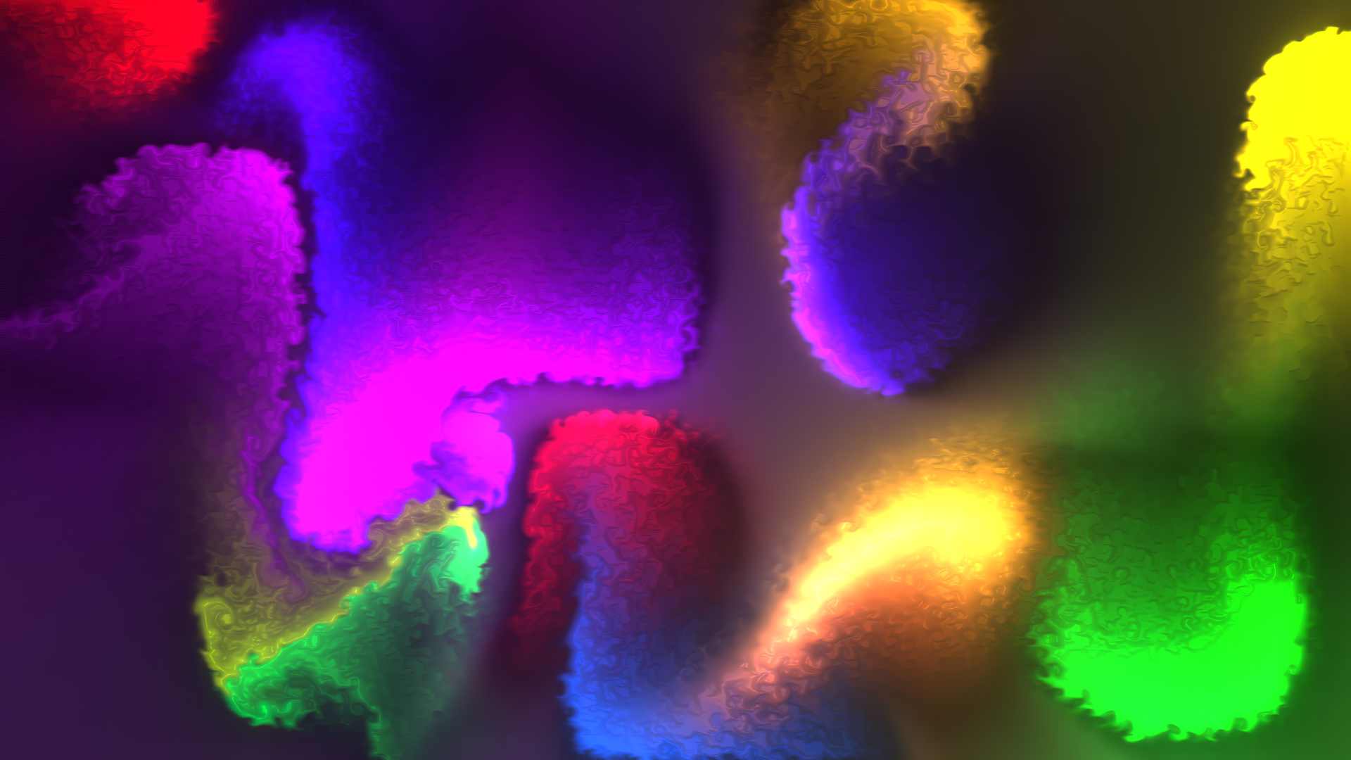 Rainbow Abstract Fluid Art by lonewolf6738