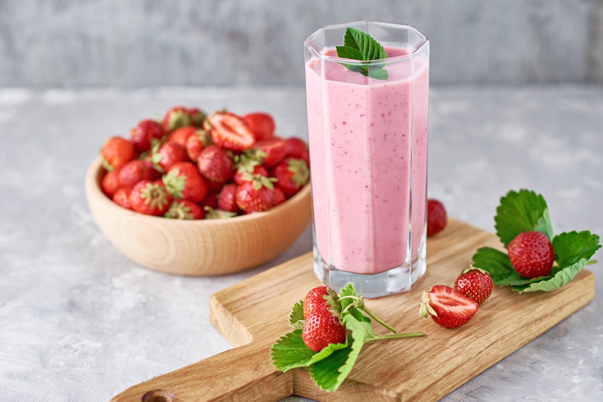 Download Drink Fruit Still Life Milk Strawberry Berry Food Smoothie 4k ...