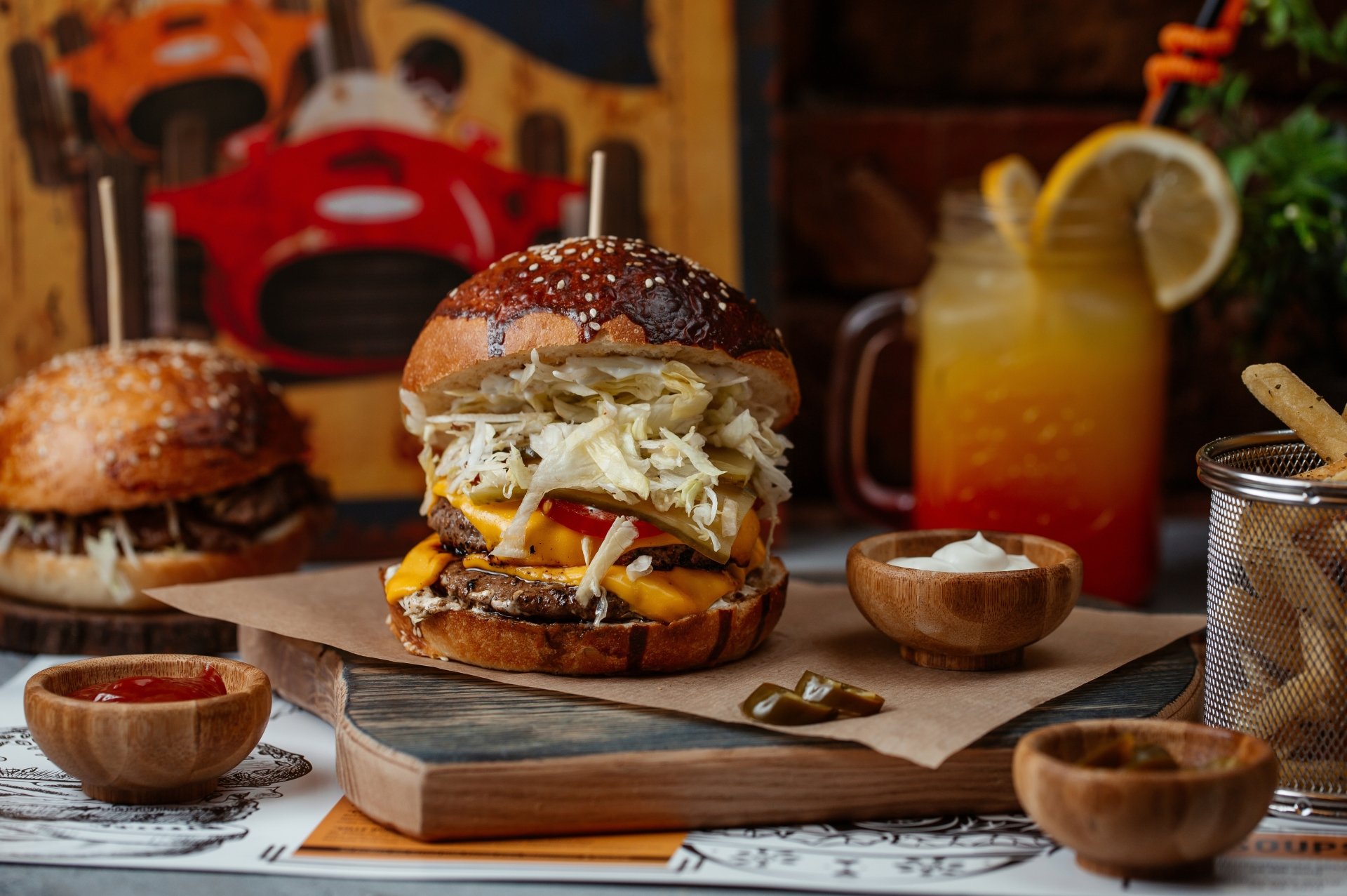 Download Still Life Food Burger 4k Ultra HD Wallpaper | 5240x3485 ...
