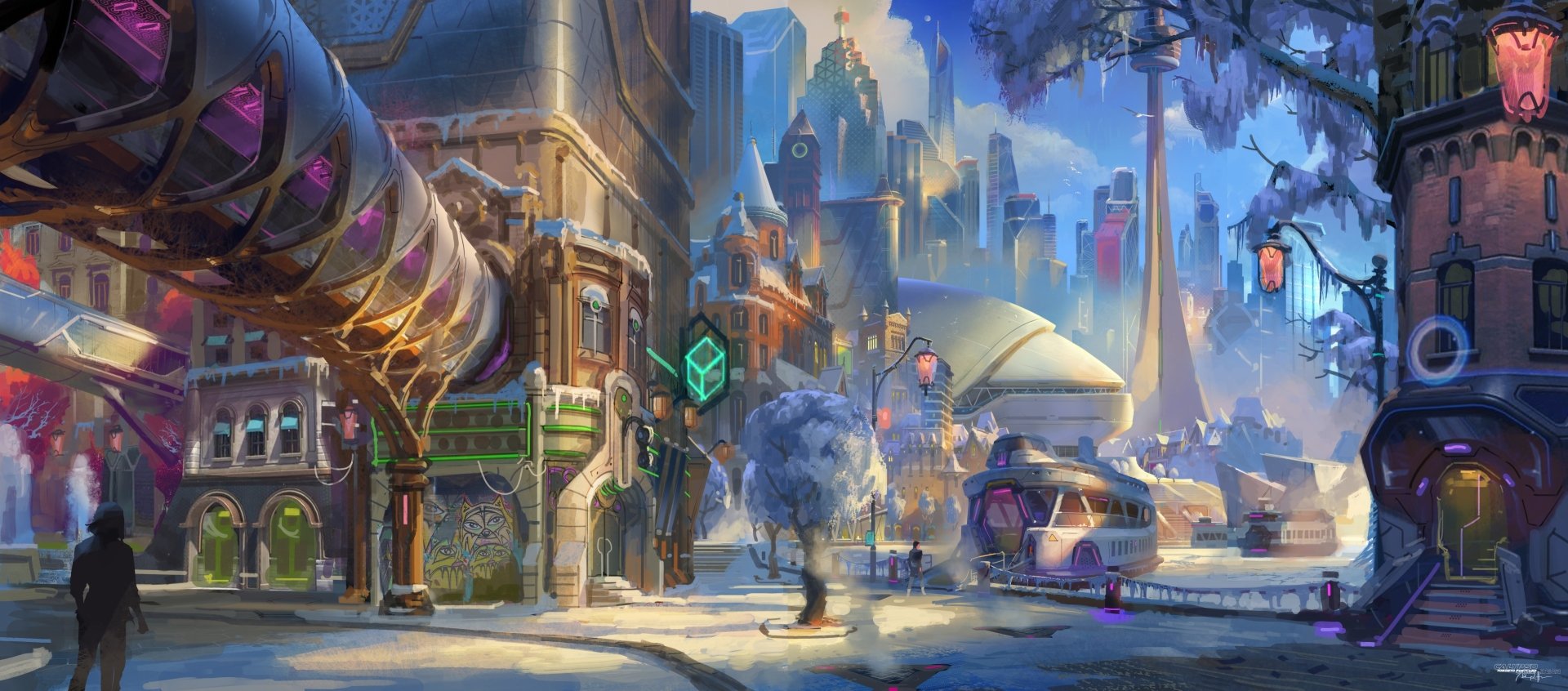 Download City Video Game Overwatch 2 HD Wallpaper