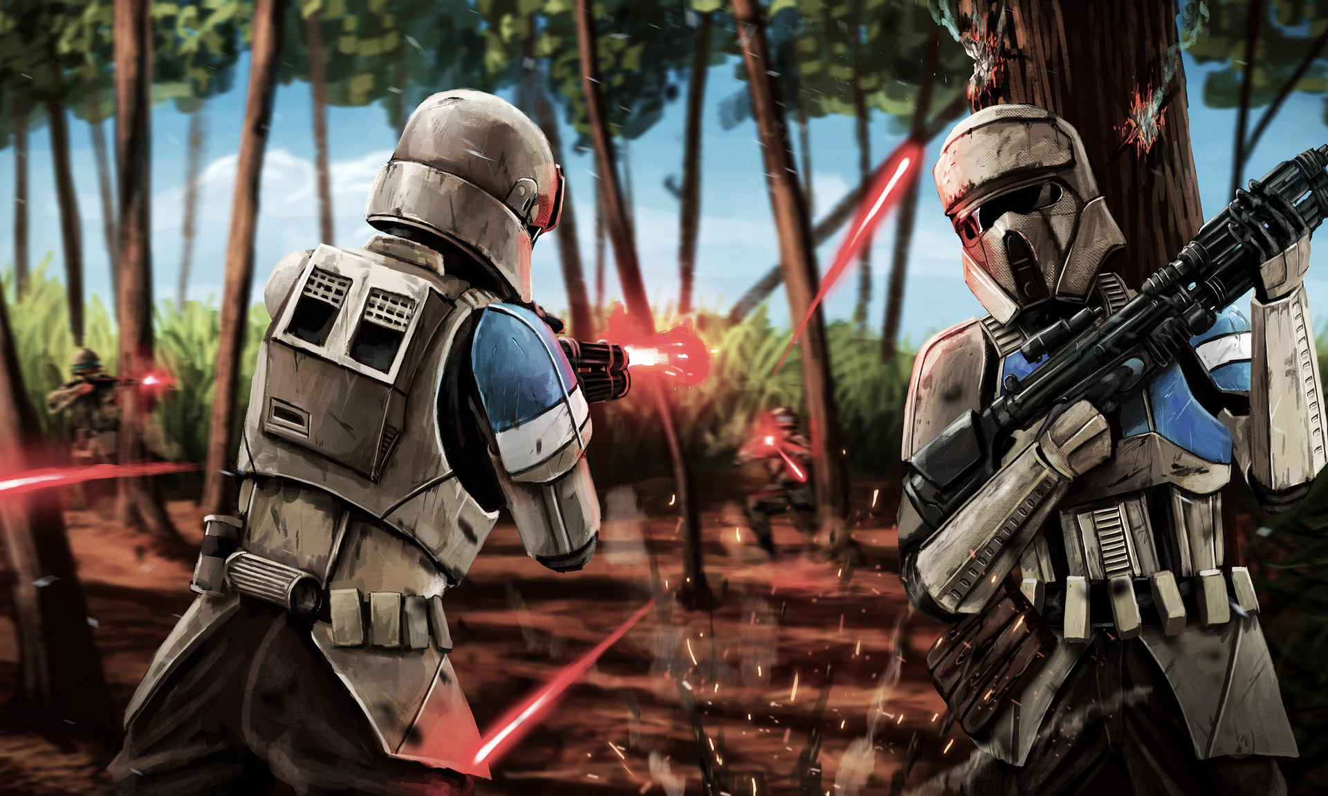 Download Blaster Shoretrooper Sci Fi Star Wars HD Wallpaper by James Rinere
