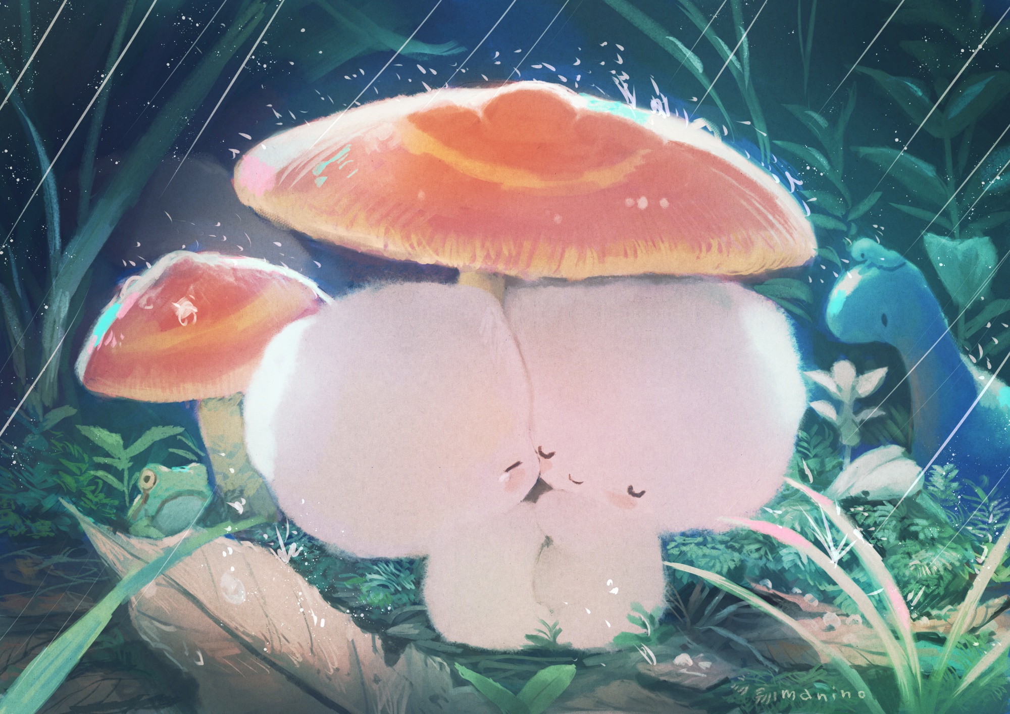 Cute Mushroom Wallpaper For Computer