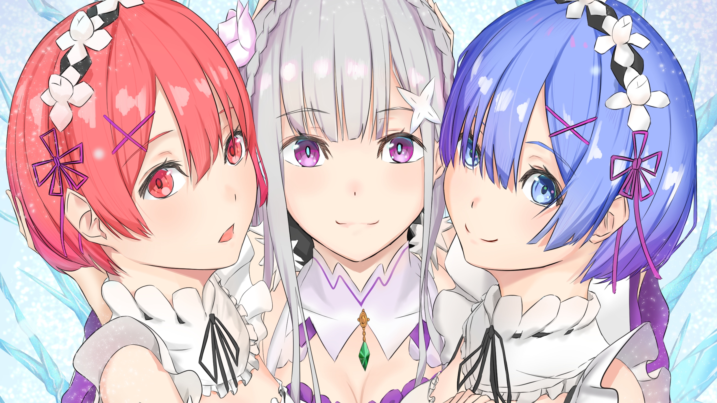 Download Emilia (Re:ZERO) Ram (Re:ZERO) Rem (Re:ZERO) Anime Re:Zero ...