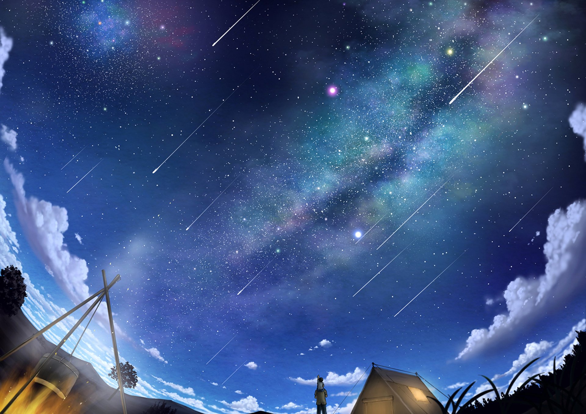 Anime Watching Stars
