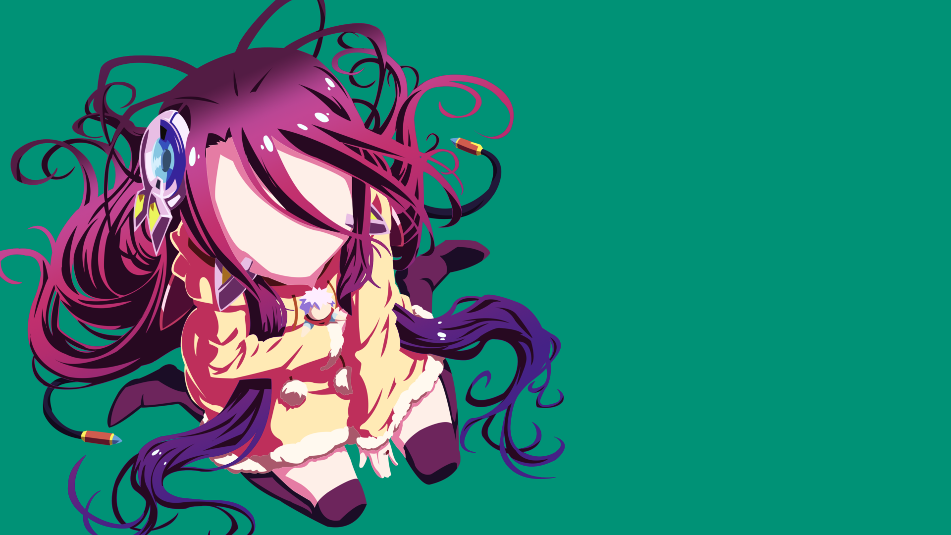 Shuvi Dola: Stunning 4K Anime Wallpaper from No Game No Life by tekmac