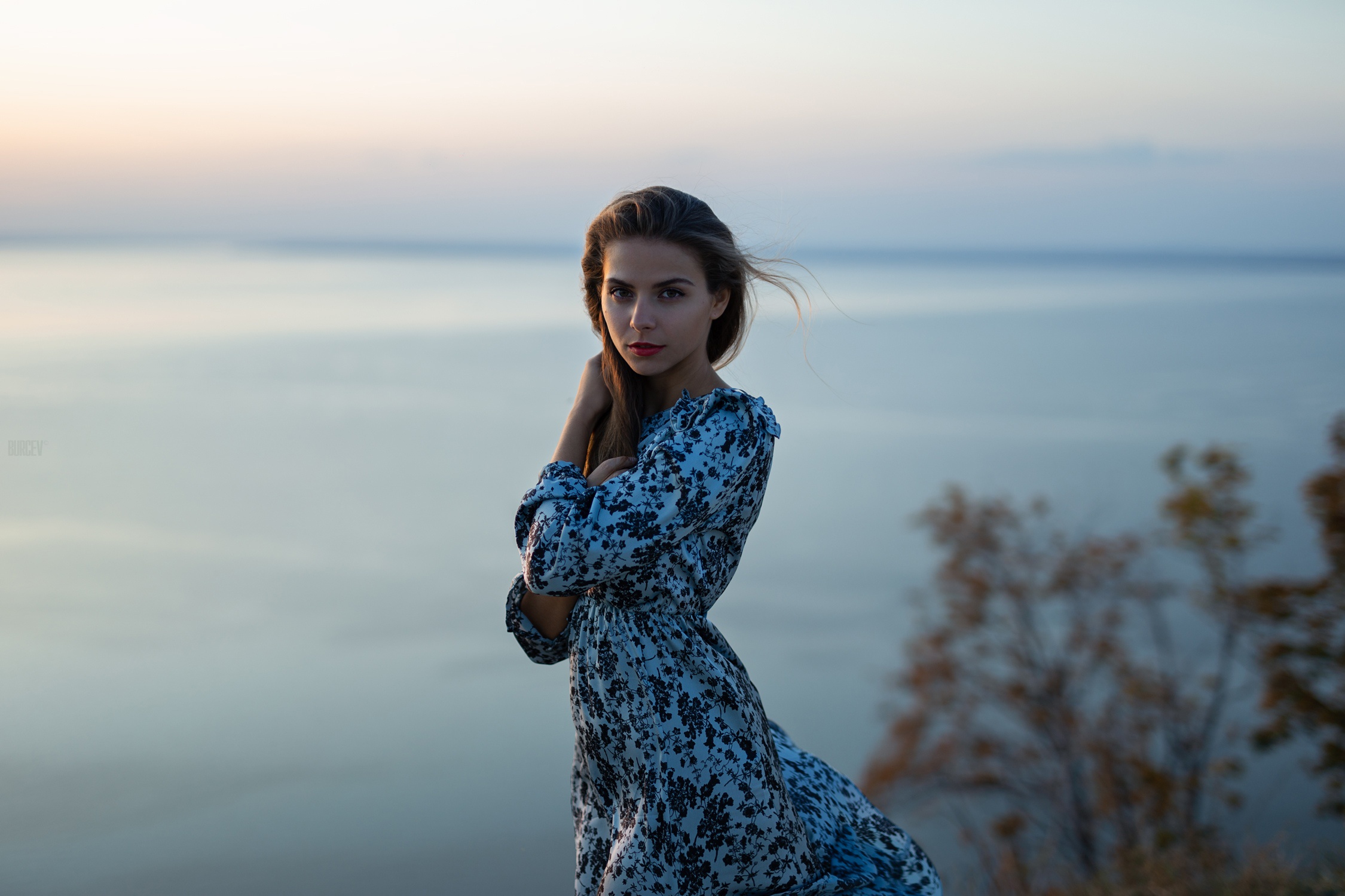 Download Anita Sergeeva Depth Of Field Lipstick Dress Woman Model HD ...