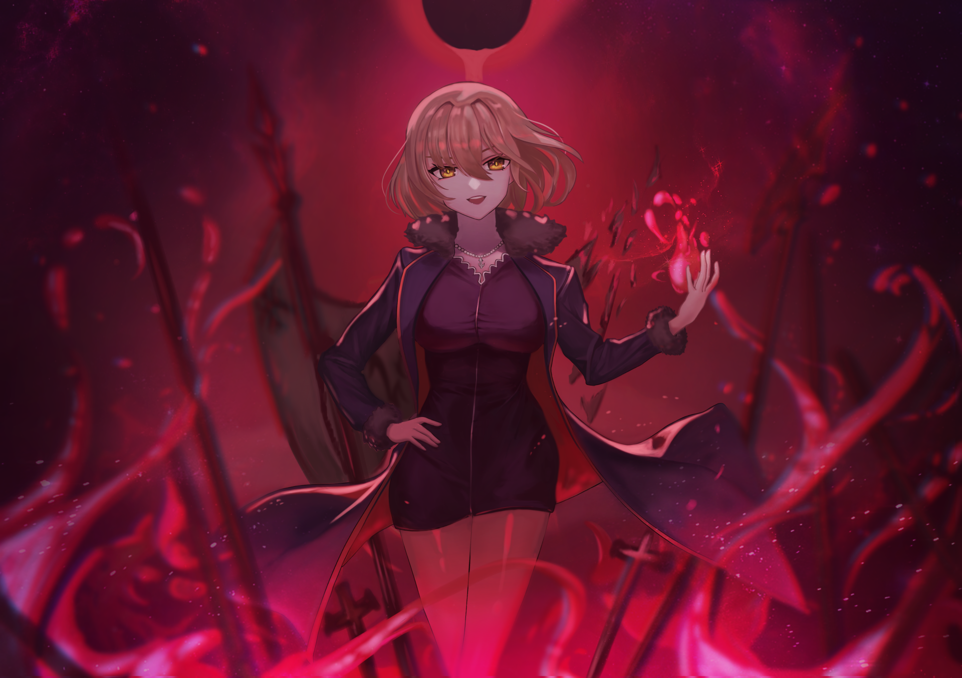 Jeanne d'Arc Alter | Avenger FGO 4K Ultra HD Anime Wallpaper by Yozora ...