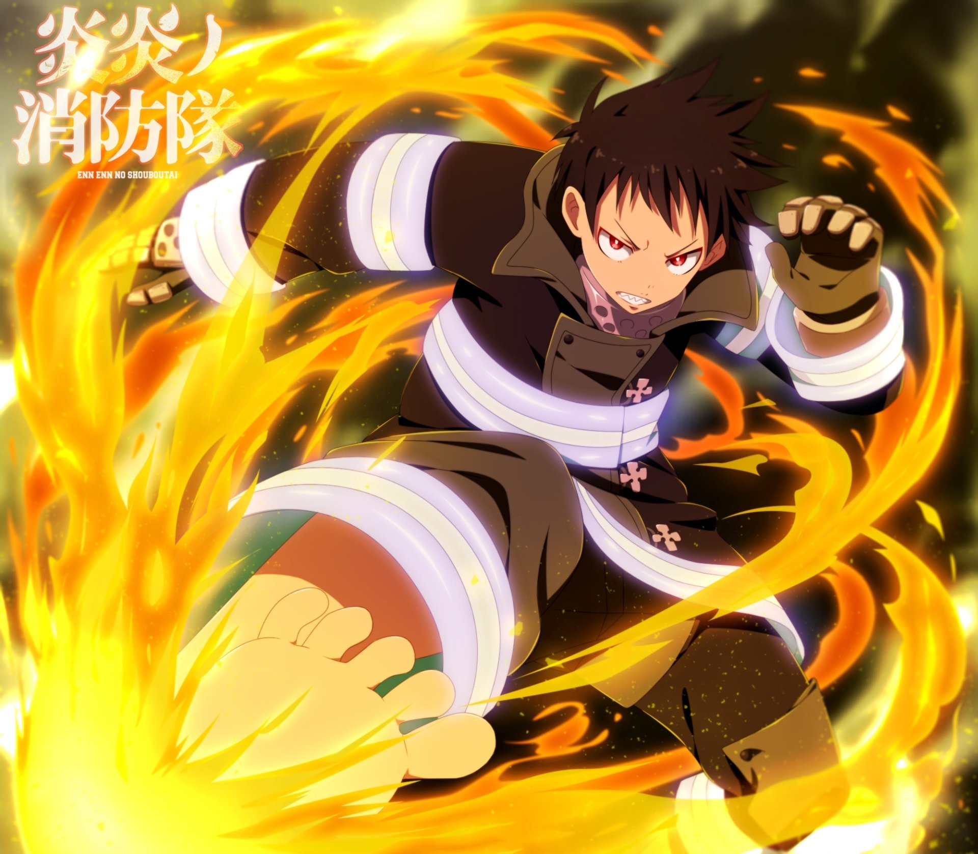 Download Shinra Kusakabe Anime Fire Force HD Wallpaper by iNash19