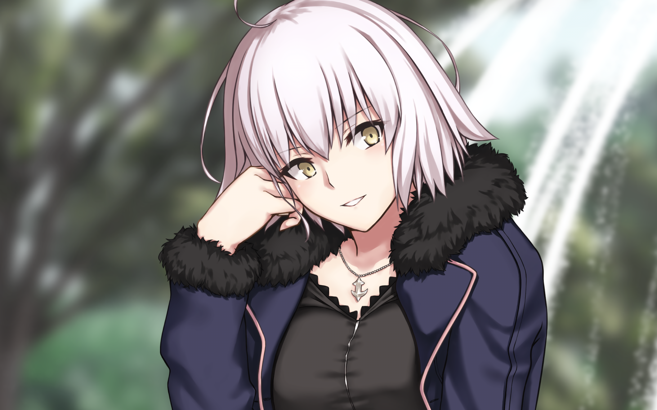 Download Necklace Yellow Eyes Avenger (Fate/Grand Order) Jeanne D'Arc ...