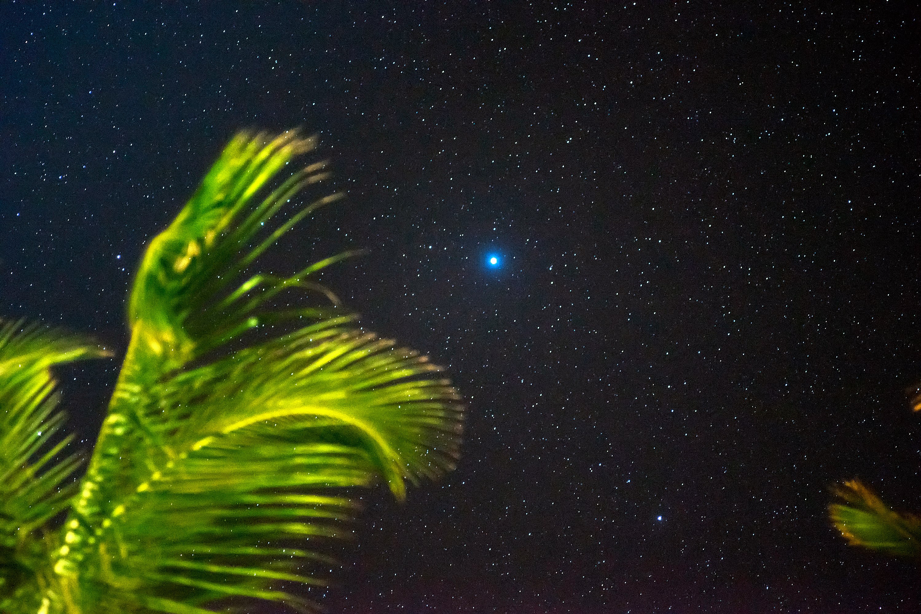 Stars in Milky Way above Mauritius by Dragisa Braunovic