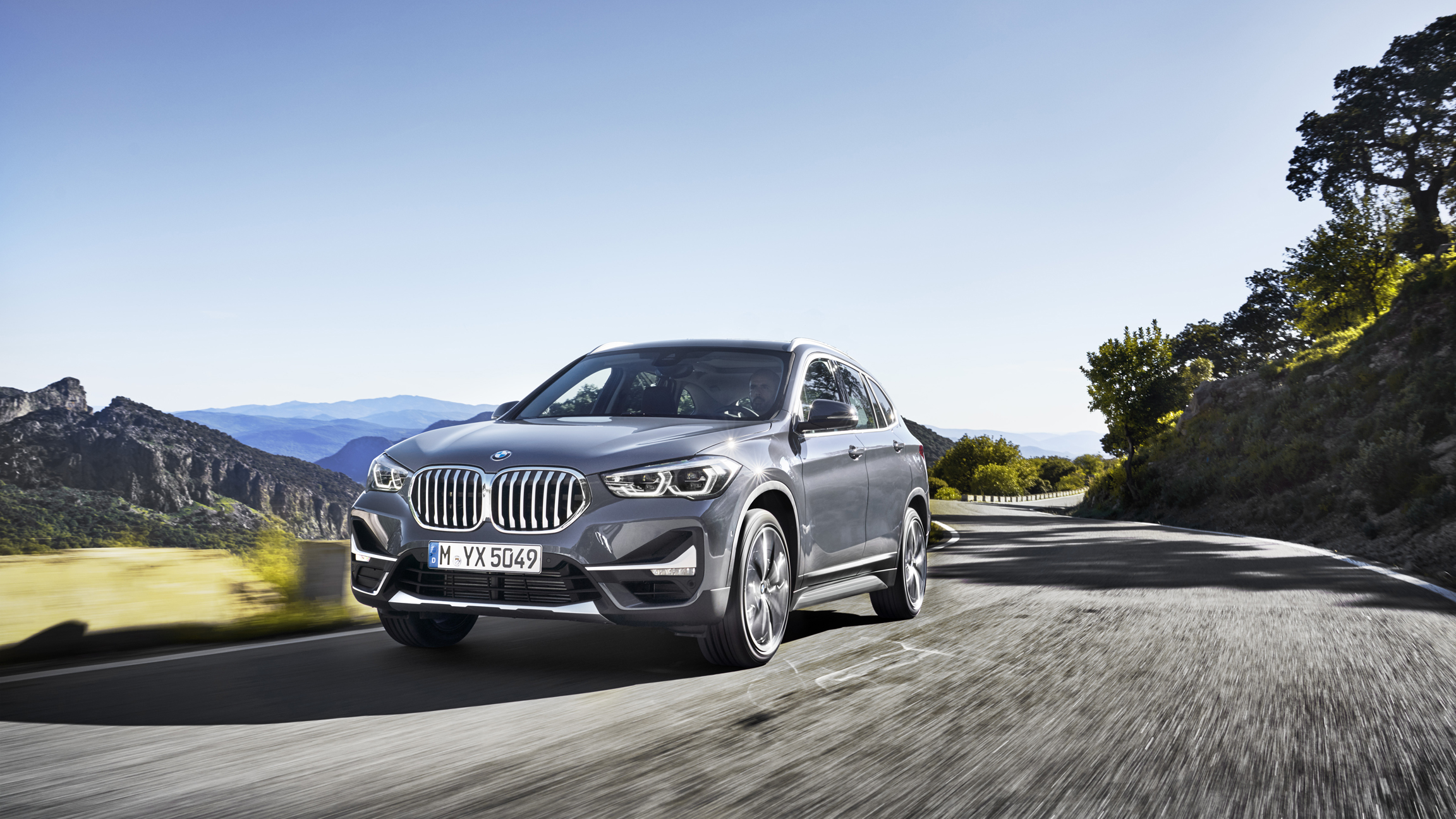 Download SUV Silver Car Car BMW Vehicle BMW X1 HD Wallpaper