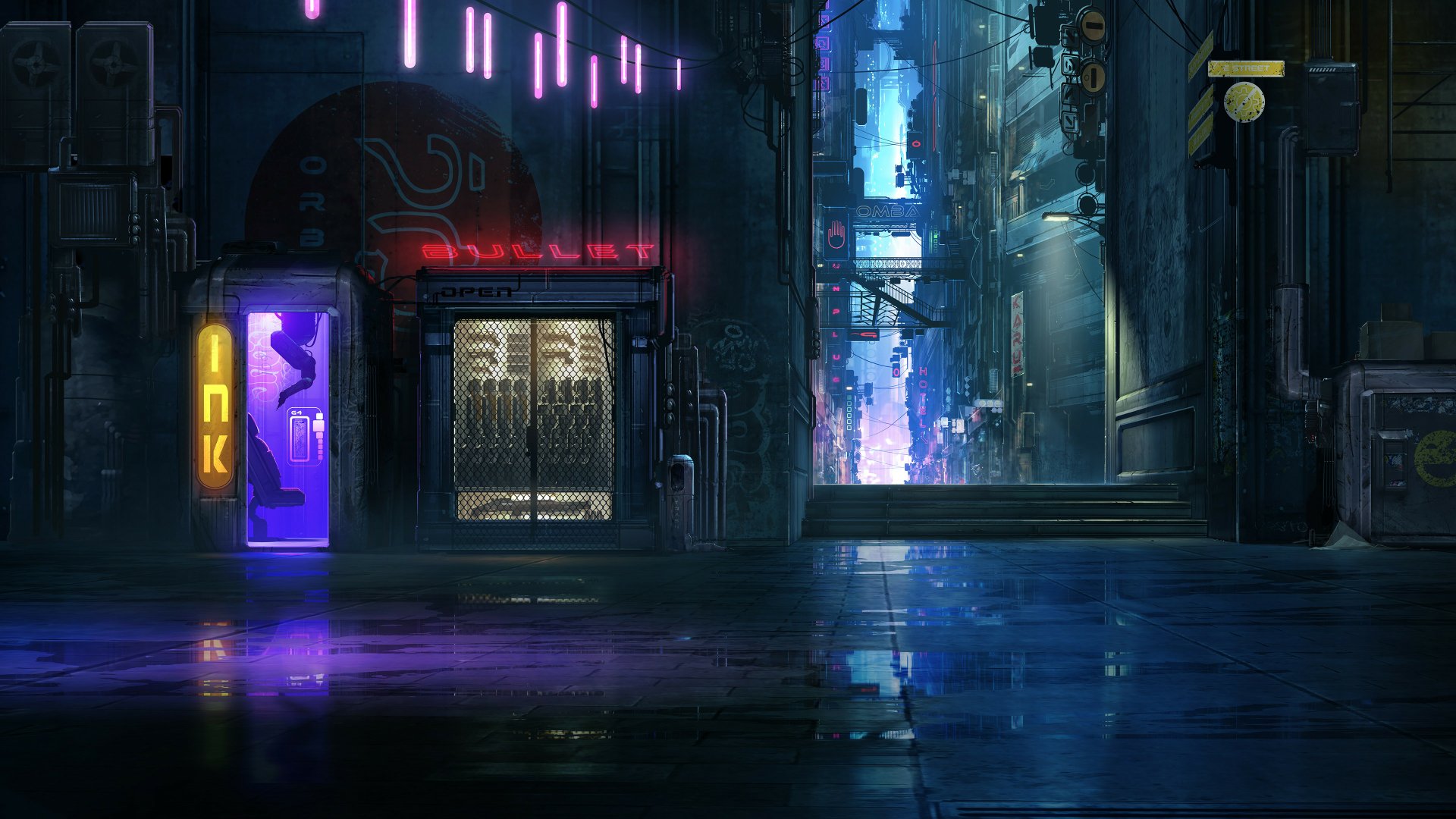 4K Ultra HD Sci-Fi Cityscape: Neon Nights in a Futuristic Metropolis by ...