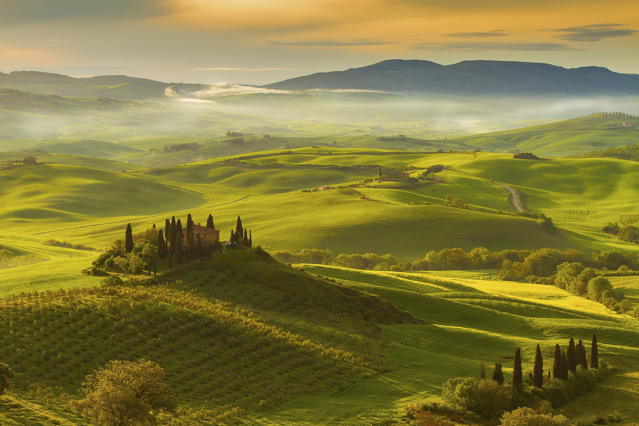 Download Hill Landscape Greenery Italy Field Photography Tuscany HD ...