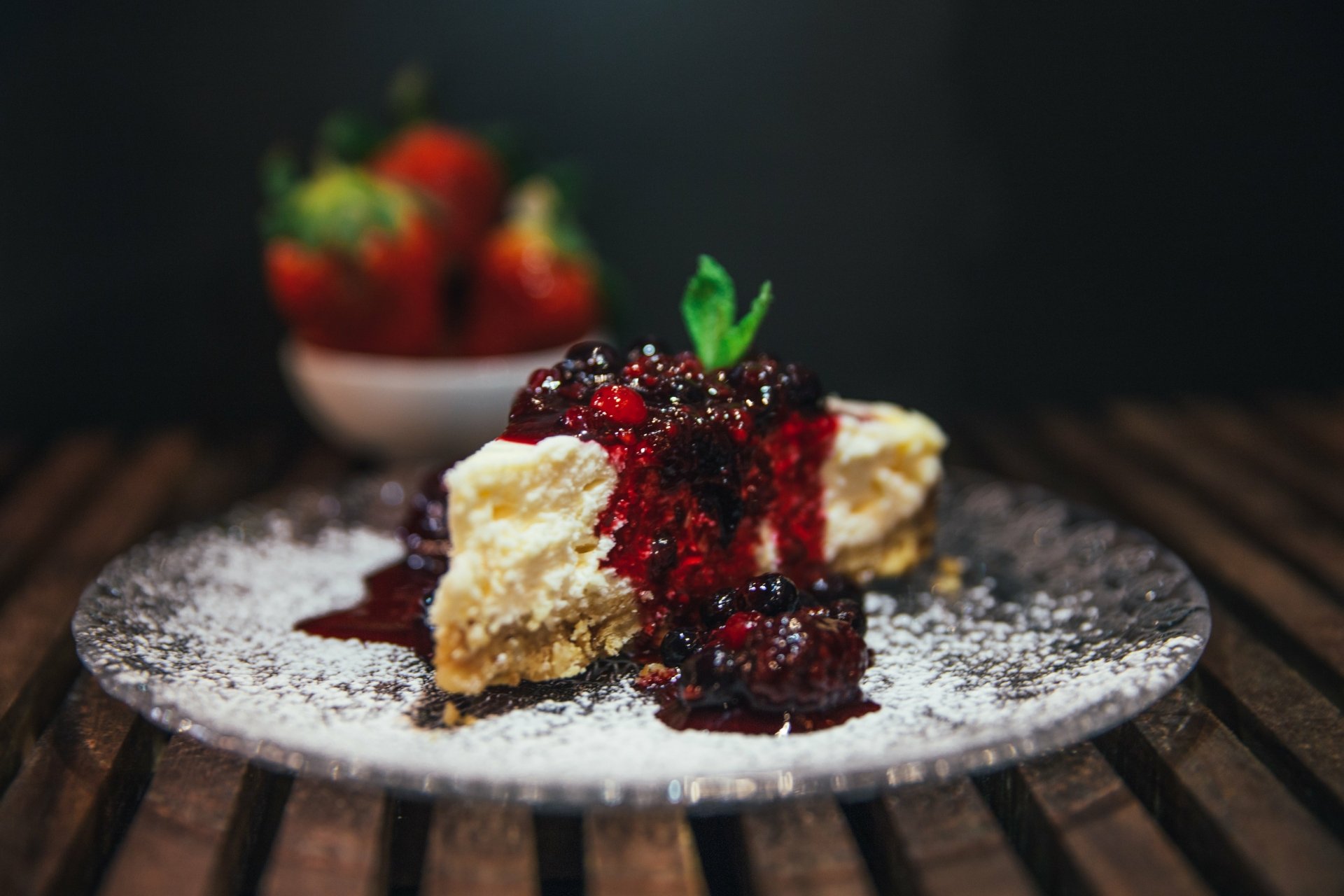 Download Berry Food Cheesecake 4k Ultra HD Wallpaper by Brodie Vissers