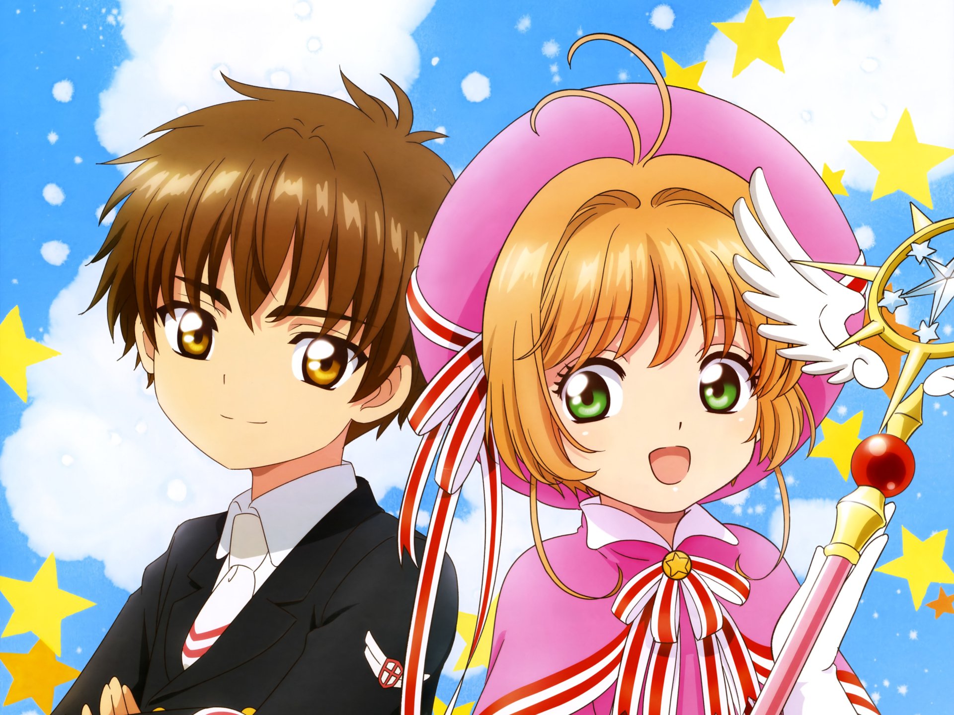 Download Syaoran Li Sakura Kinomoto Anime Cardcaptor Sakura HD Wallpaper