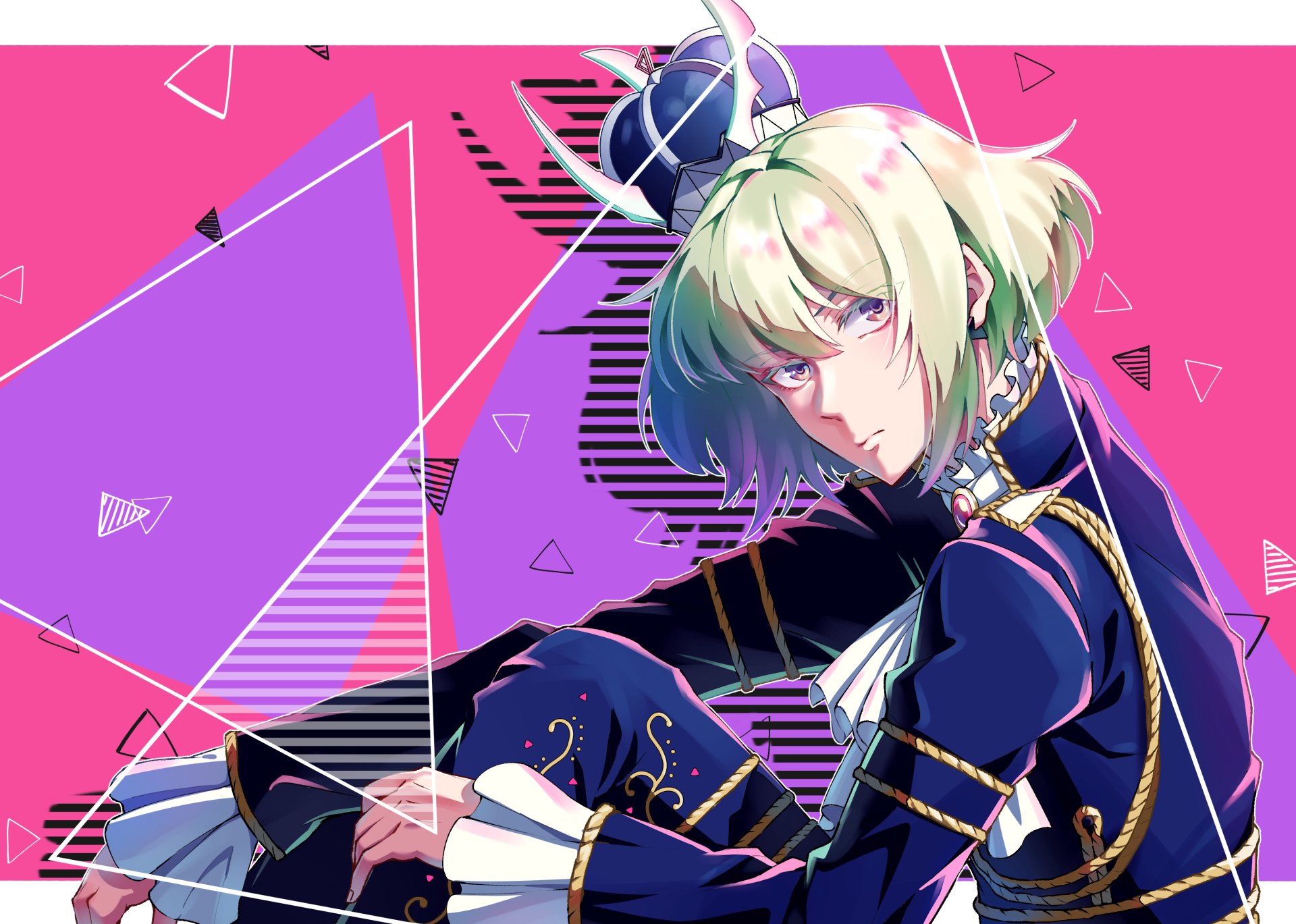 Download Green Hair Crown Lio Fotia Anime Promare HD Wallpaper by えむ