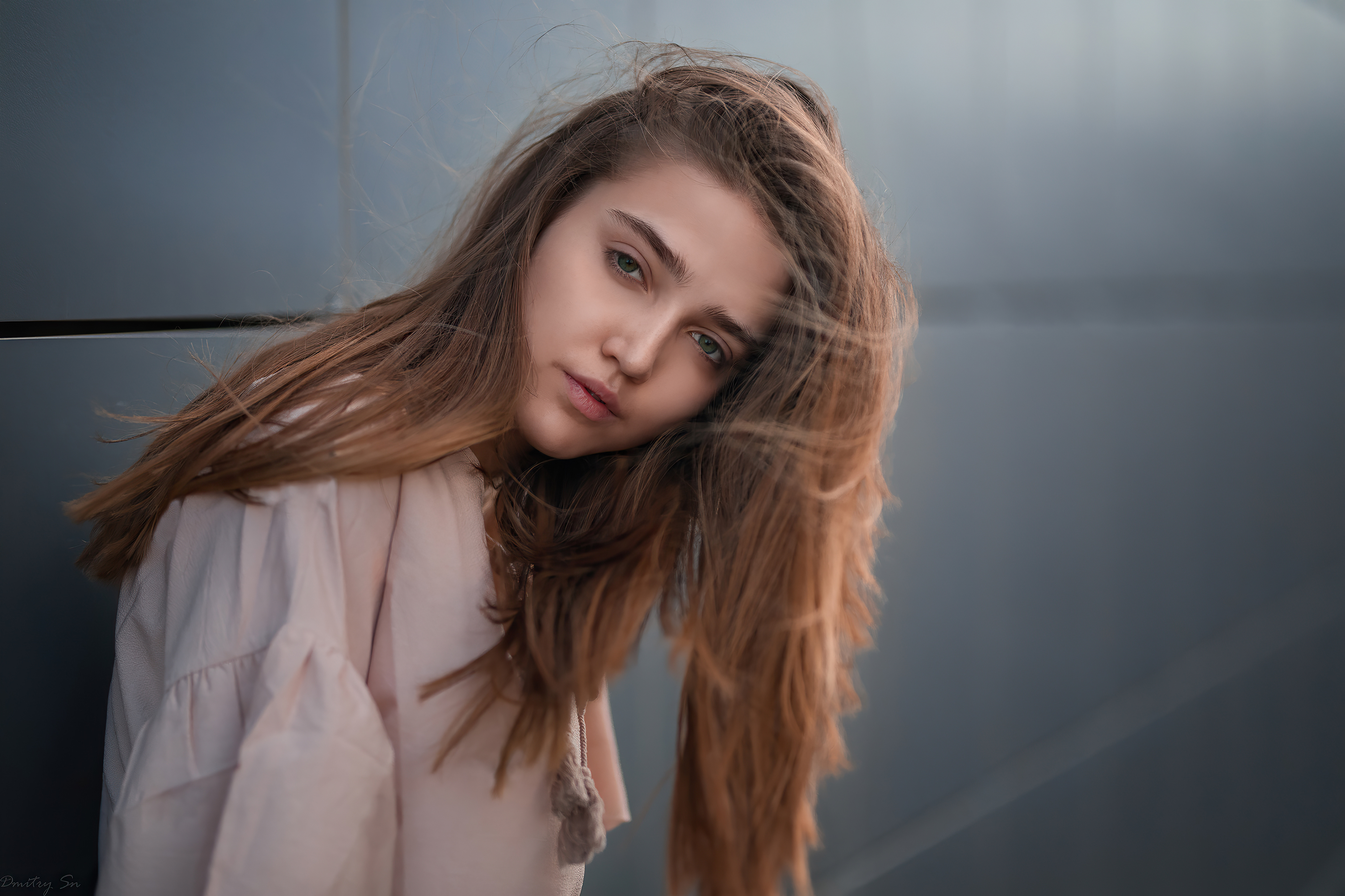 Download Redhead Long Hair Woman Model 4k Ultra HD Wallpaper