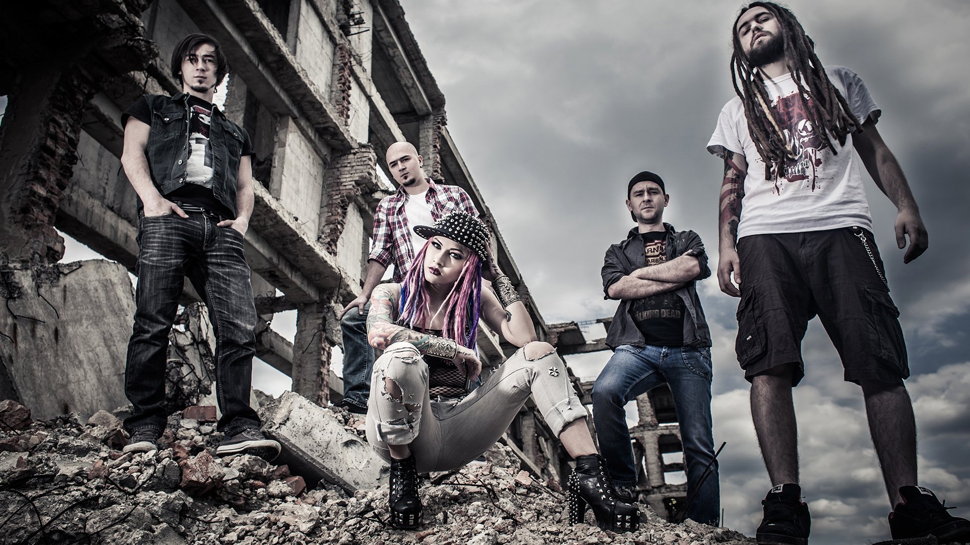 Download Band Music Infected Rain HD Wallpaper