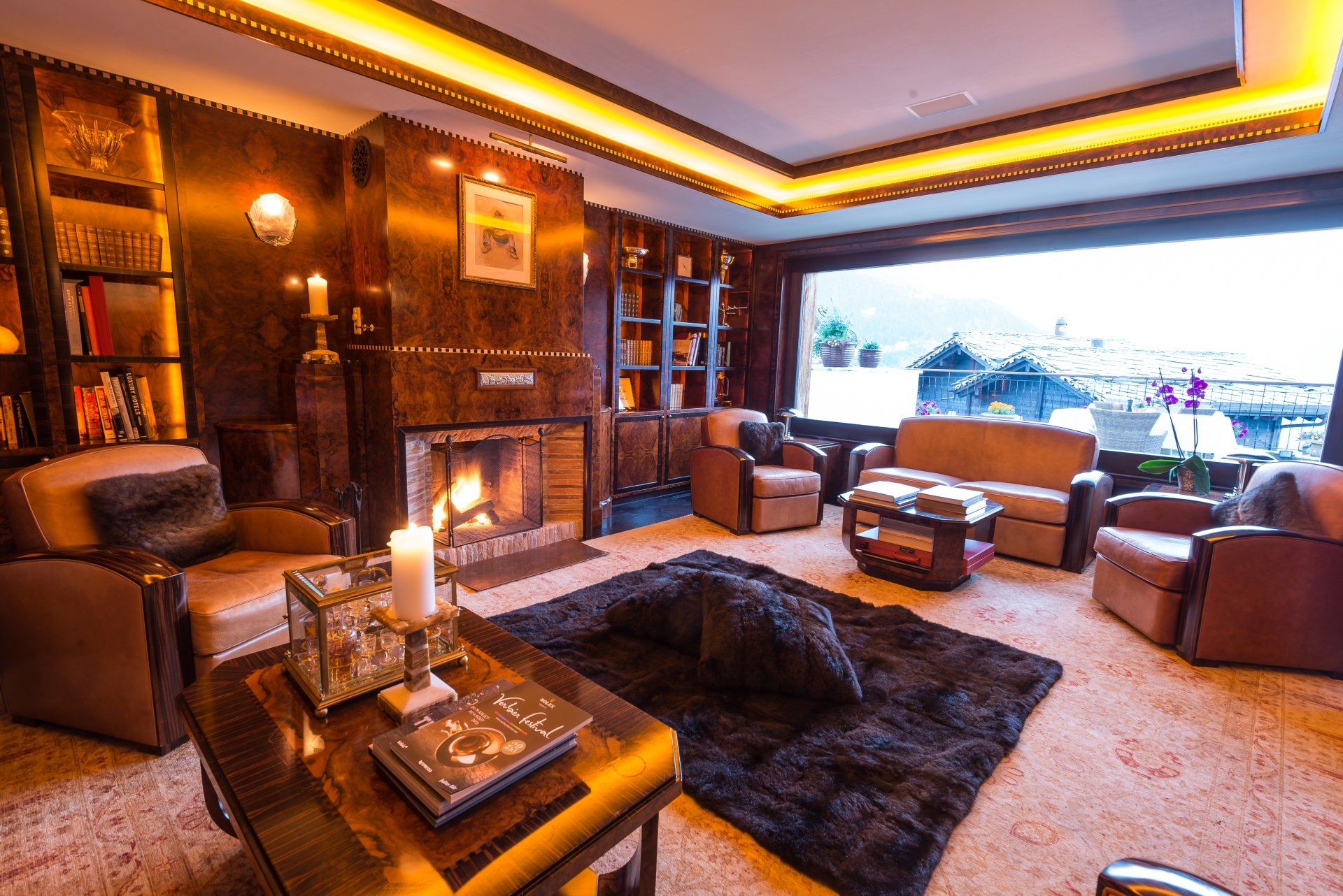 Download Furniture Living Room Man Made Room 4k Ultra HD Wallpaper