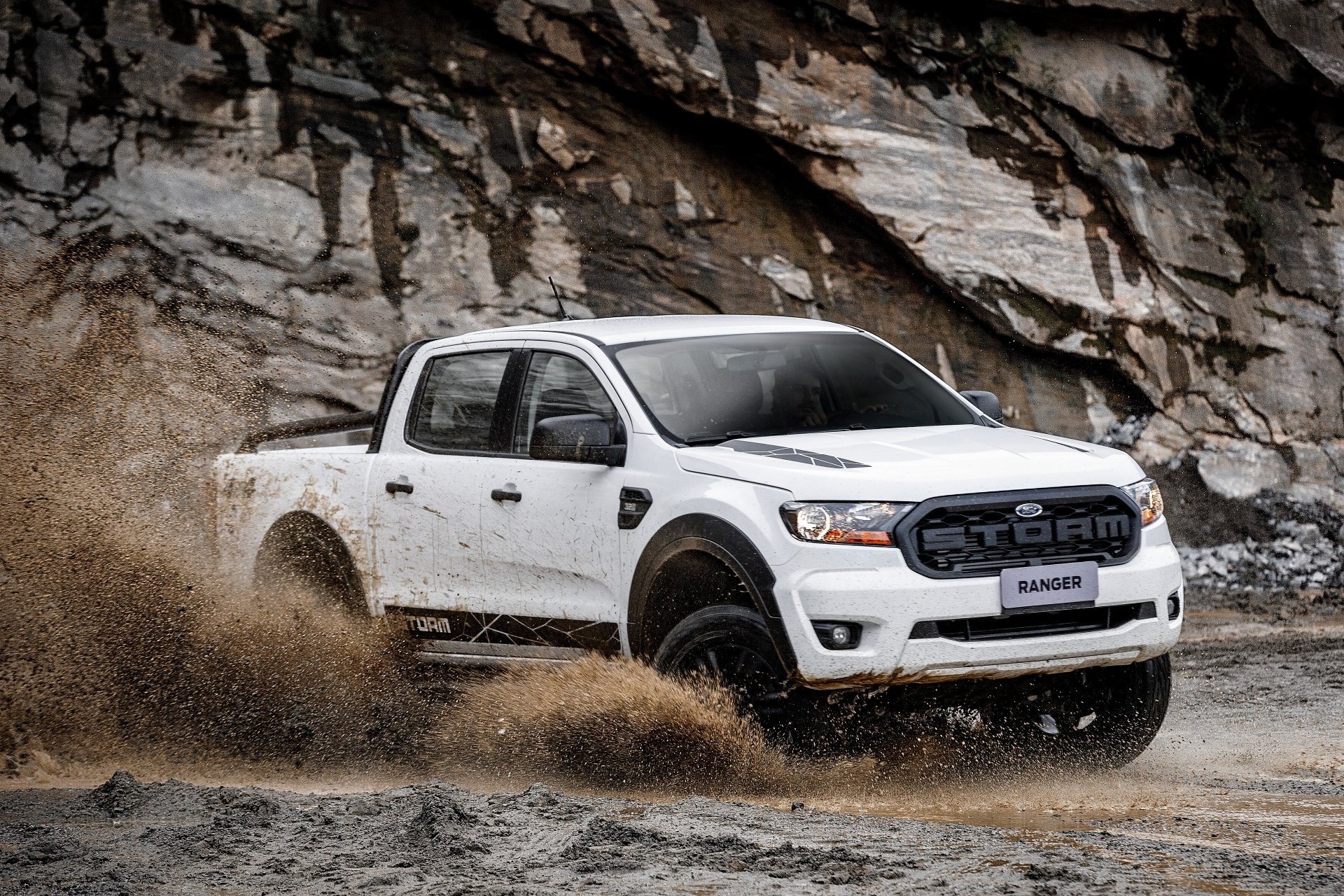 Download White Car Car Ford Vehicle Ford Ranger 4k Ultra HD Wallpaper