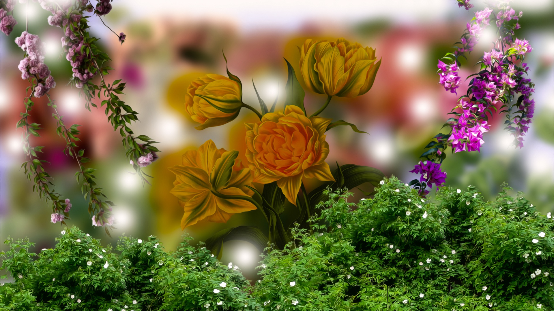 Hd Wallpapers Nature Flowers 3d