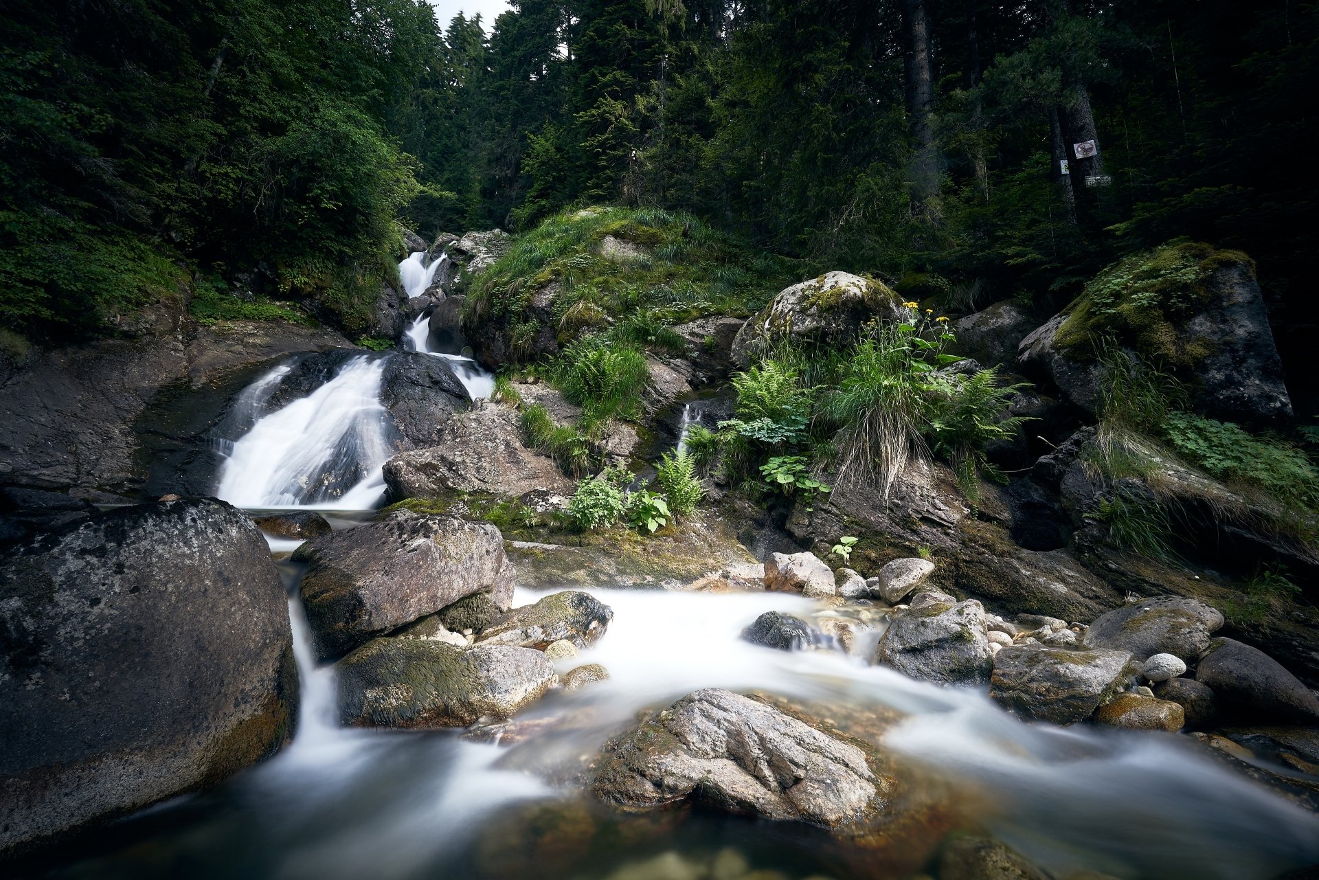 Download Waterfall Stone Nature Stream 4k Ultra HD Wallpaper