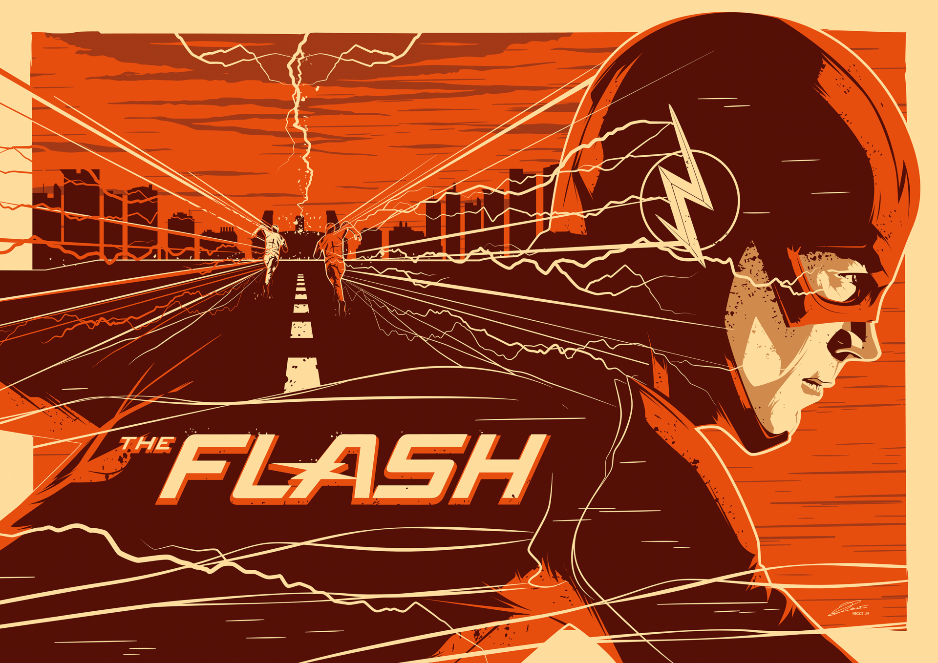 Download Grant Gustin Barry Allen TV Show The Flash (2014) HD Wallpaper ...