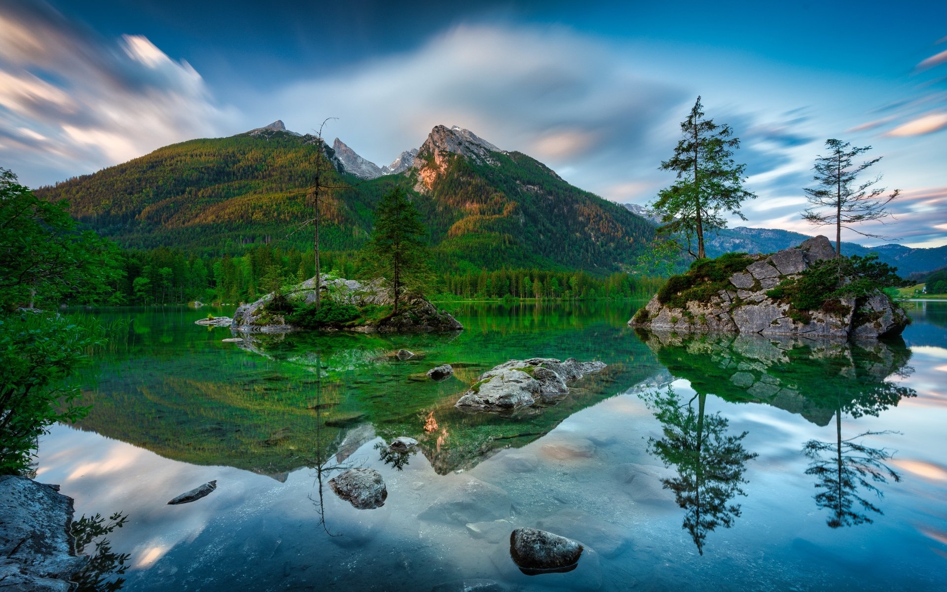 Download Mountain Greenery Reflection Nature Lake HD Wallpaper