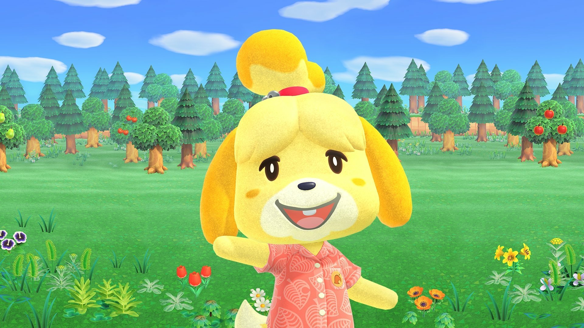 Animal Crossing: Cheerful Character HD Wallpaper