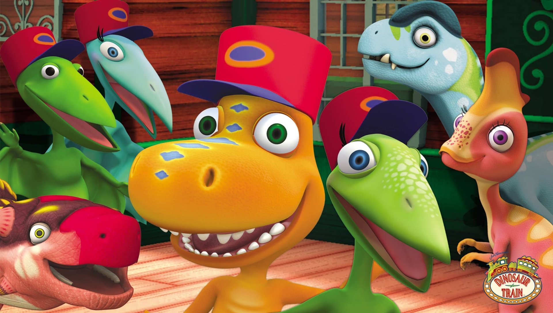 Dinosaur Train Characters HD Wallpaper for Desktop