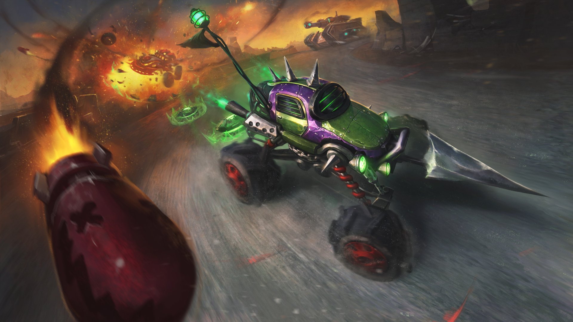 Download Video Game Heavy Metal Machines 4k Ultra HD Wallpaper