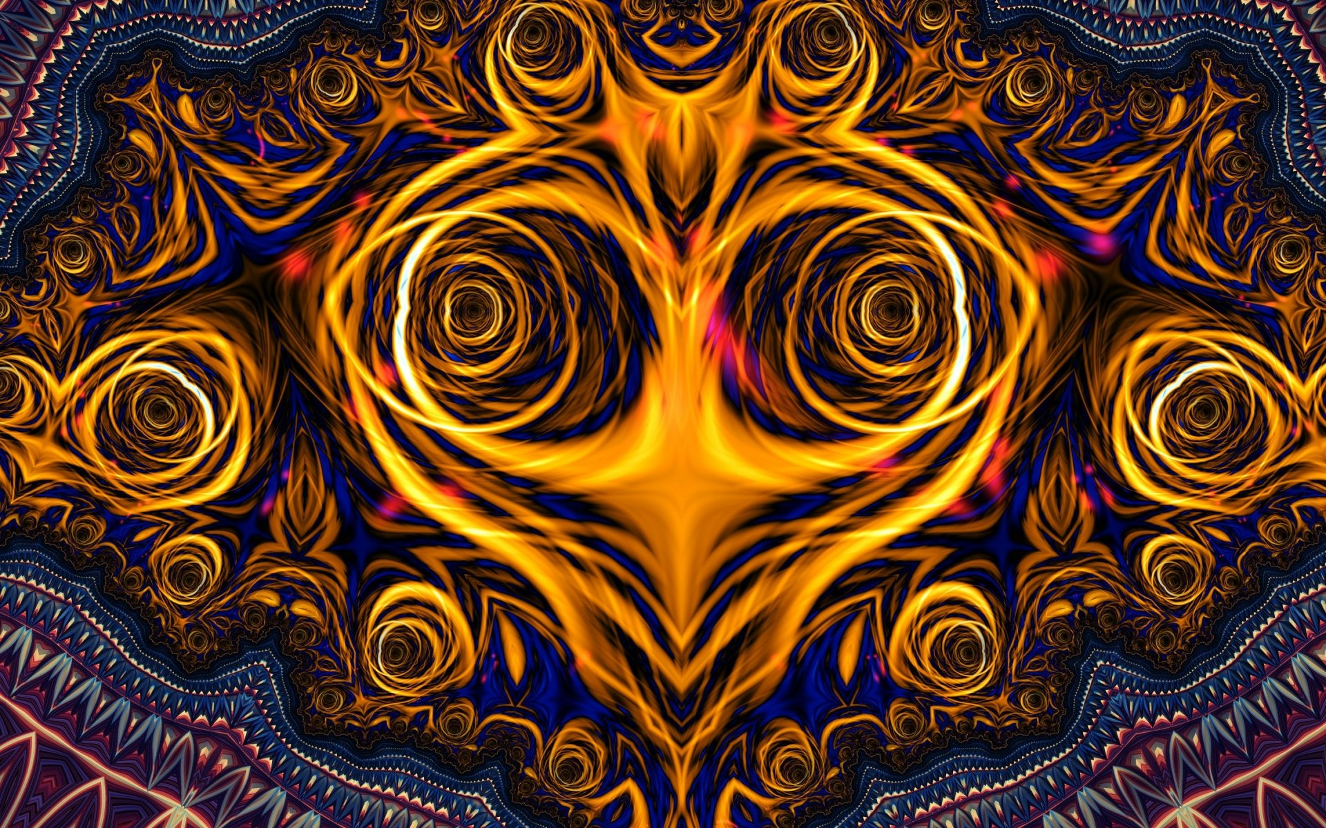 Golden Bird Mask by 319media