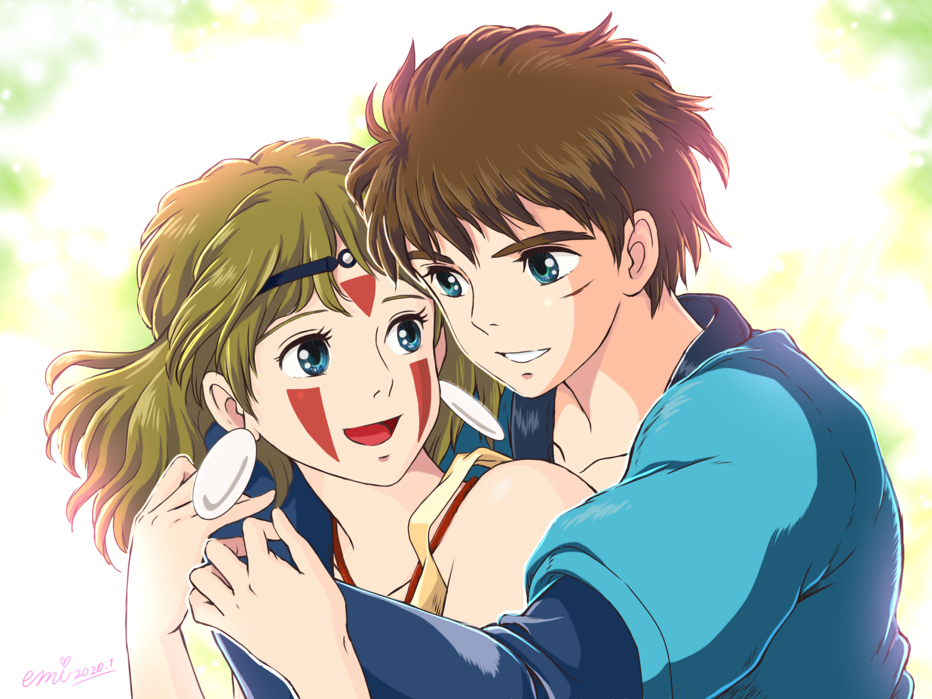 Download Anime Princess Mononoke HD Wallpaper by emi